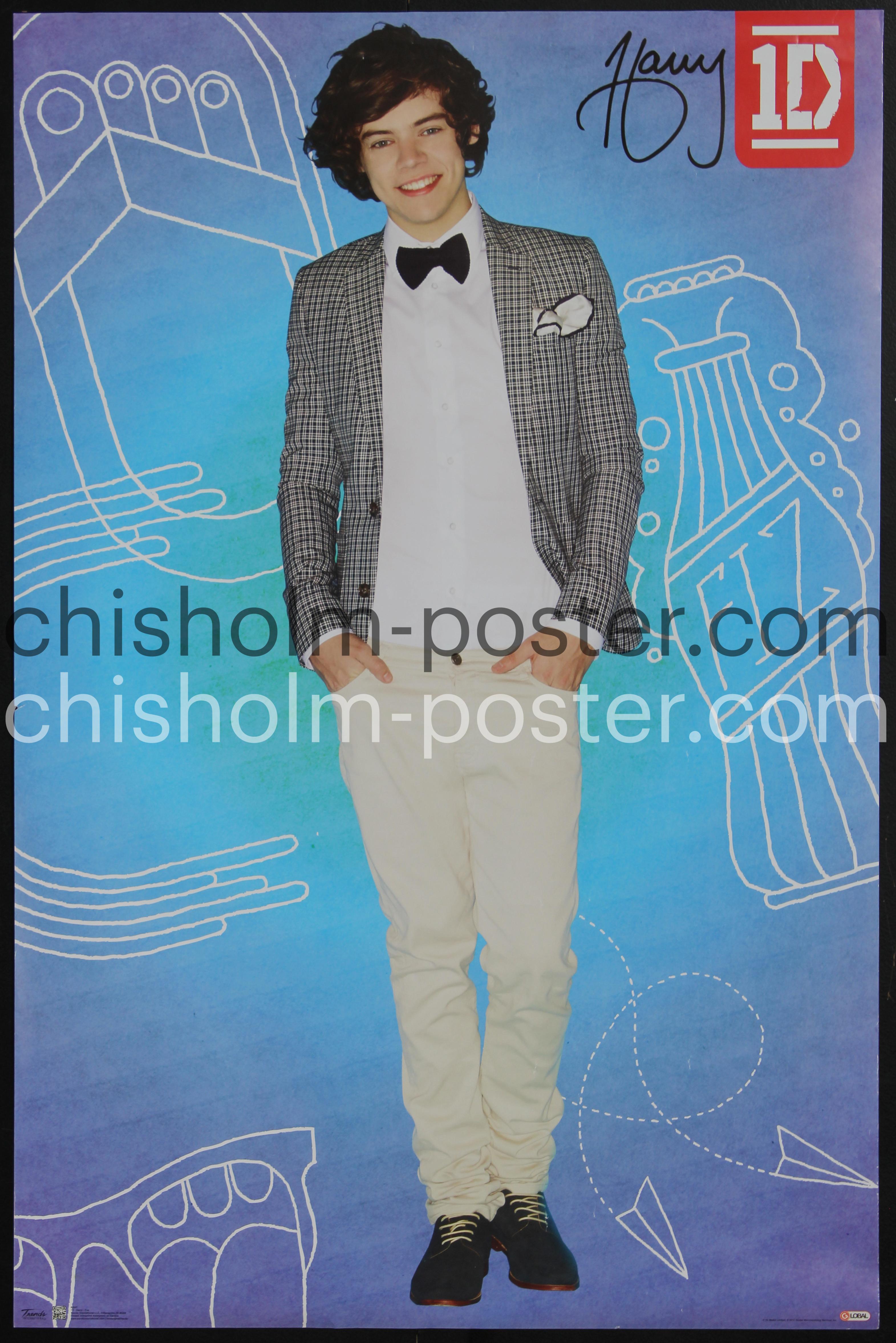 One Direction - 1D - Harry Styles | Original Vintage Poster | Chisholm ...