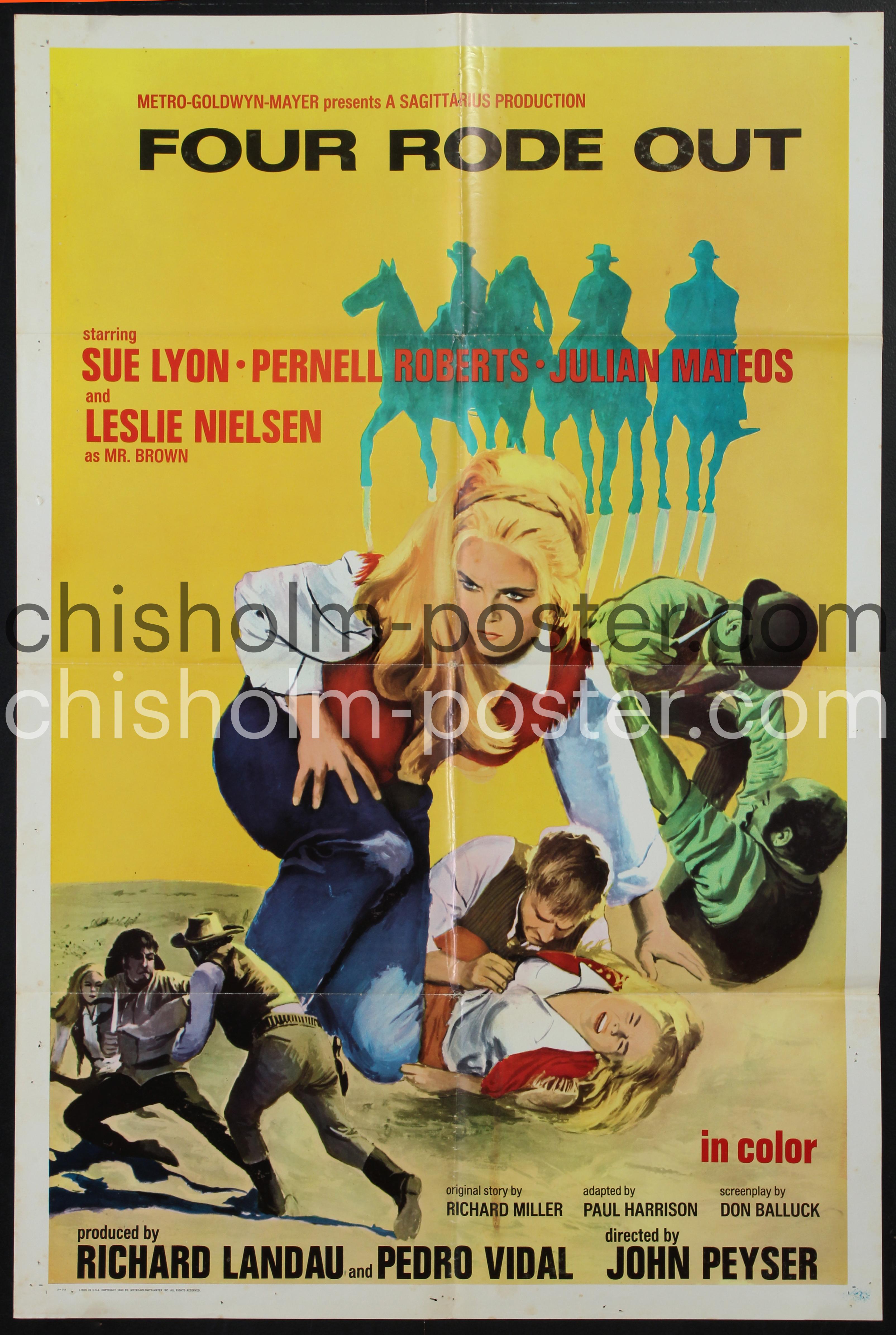 Four Rode Out | Original Vintage Poster | Chisholm Larsson Gallery