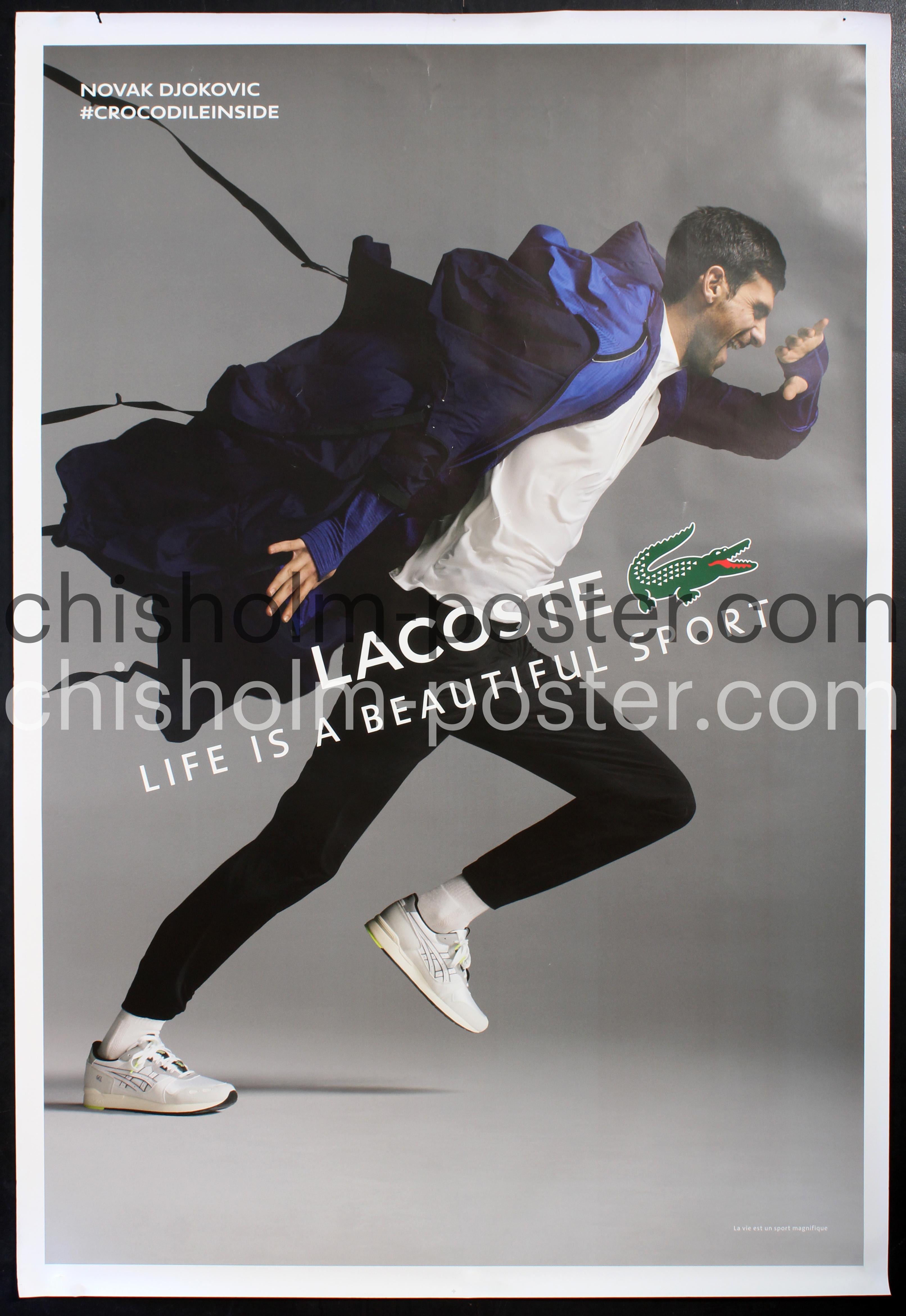 Lacoste - Life is a Beautiful Sport - Novak Djokovic | Original Vintage ...