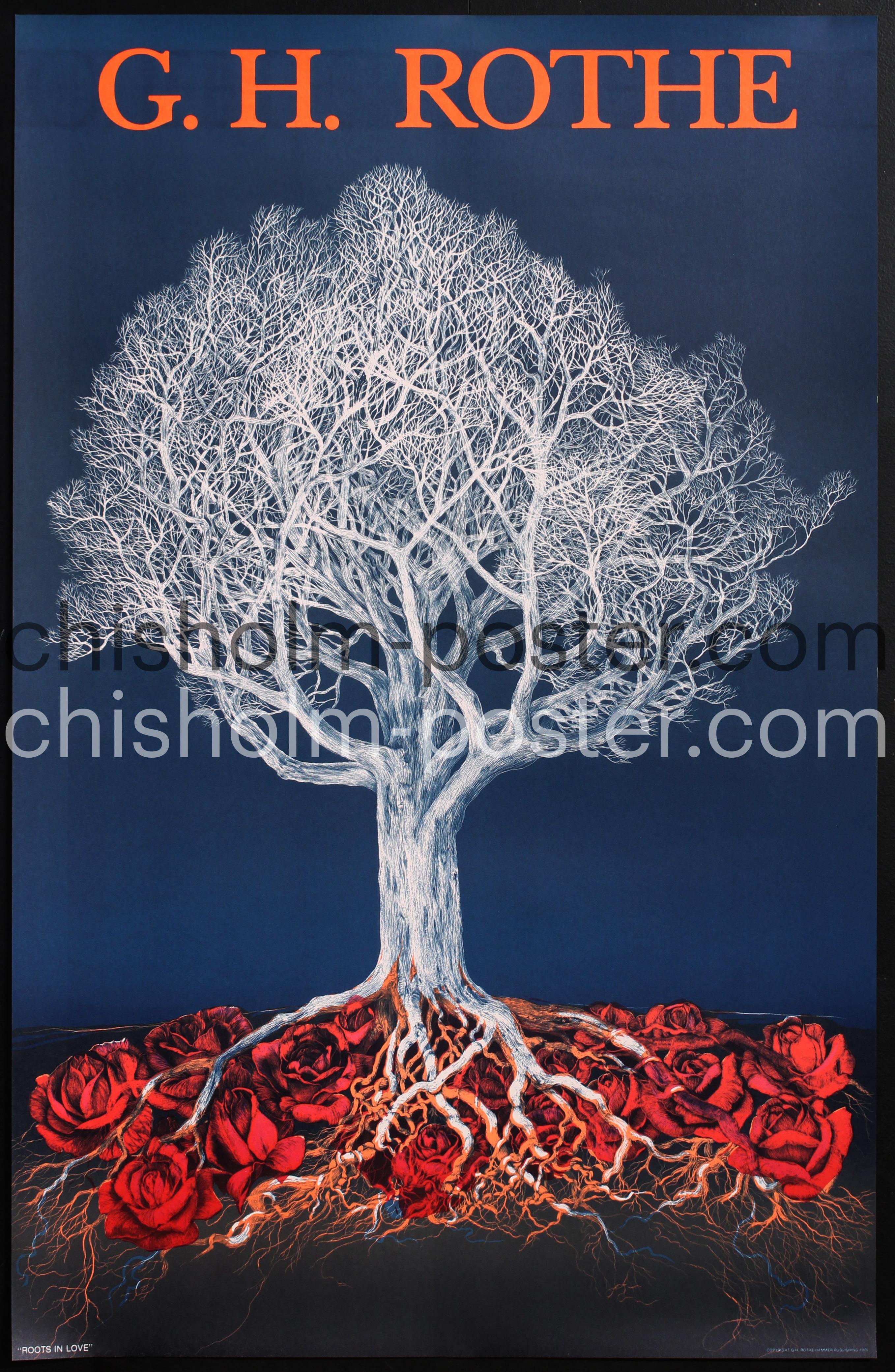 G. H. Rothe - Roots in Love | Original Vintage Poster | Chisholm ...