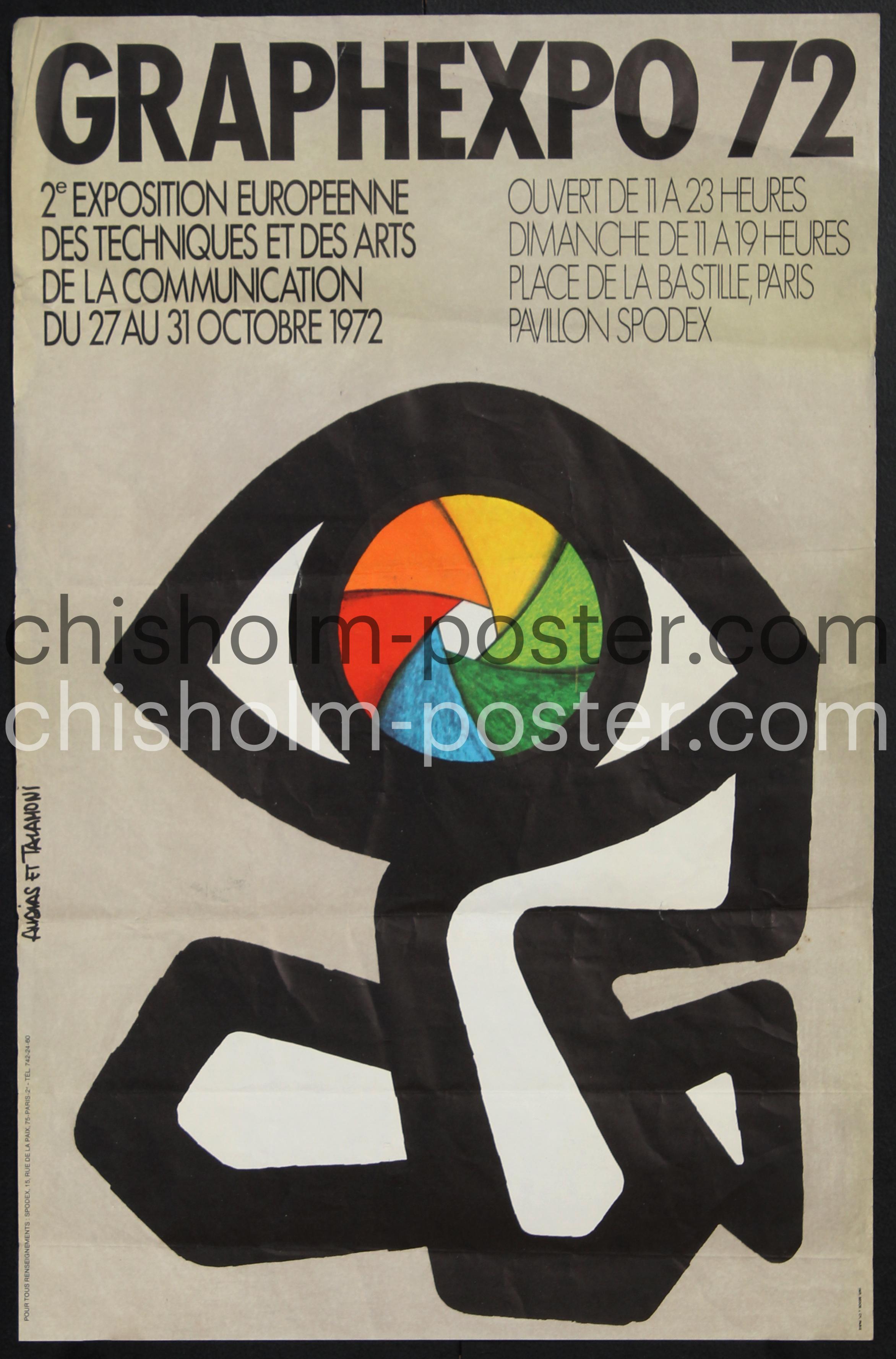 Graph Expo 72 | Original Vintage Poster | Chisholm Larsson Gallery