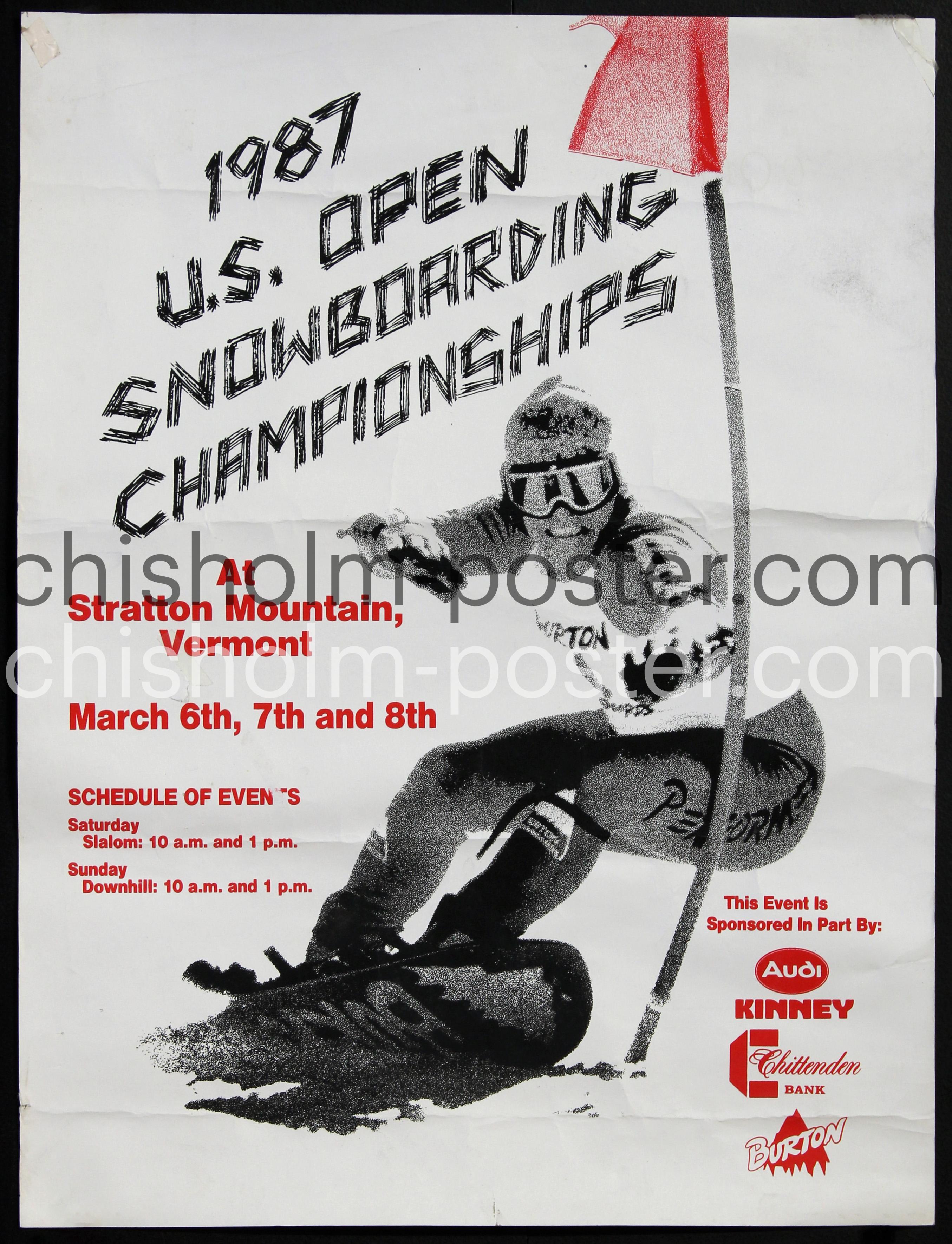 1987 U.S. Open Snowboarding Championships - Stratton Mountain Vermont ...