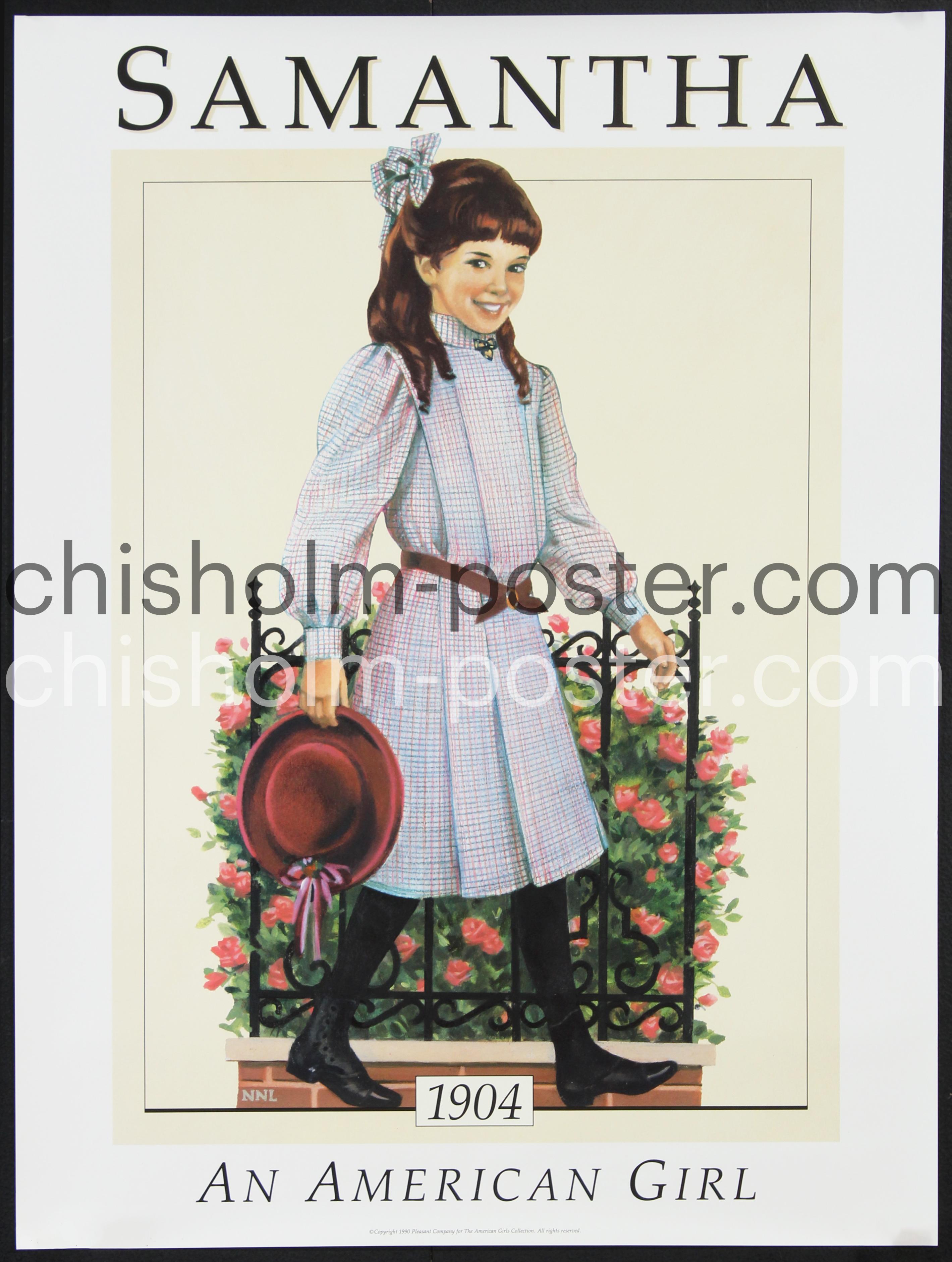 An American Girl - Samantha 1904 | Original Vintage Poster | Chisholm ...