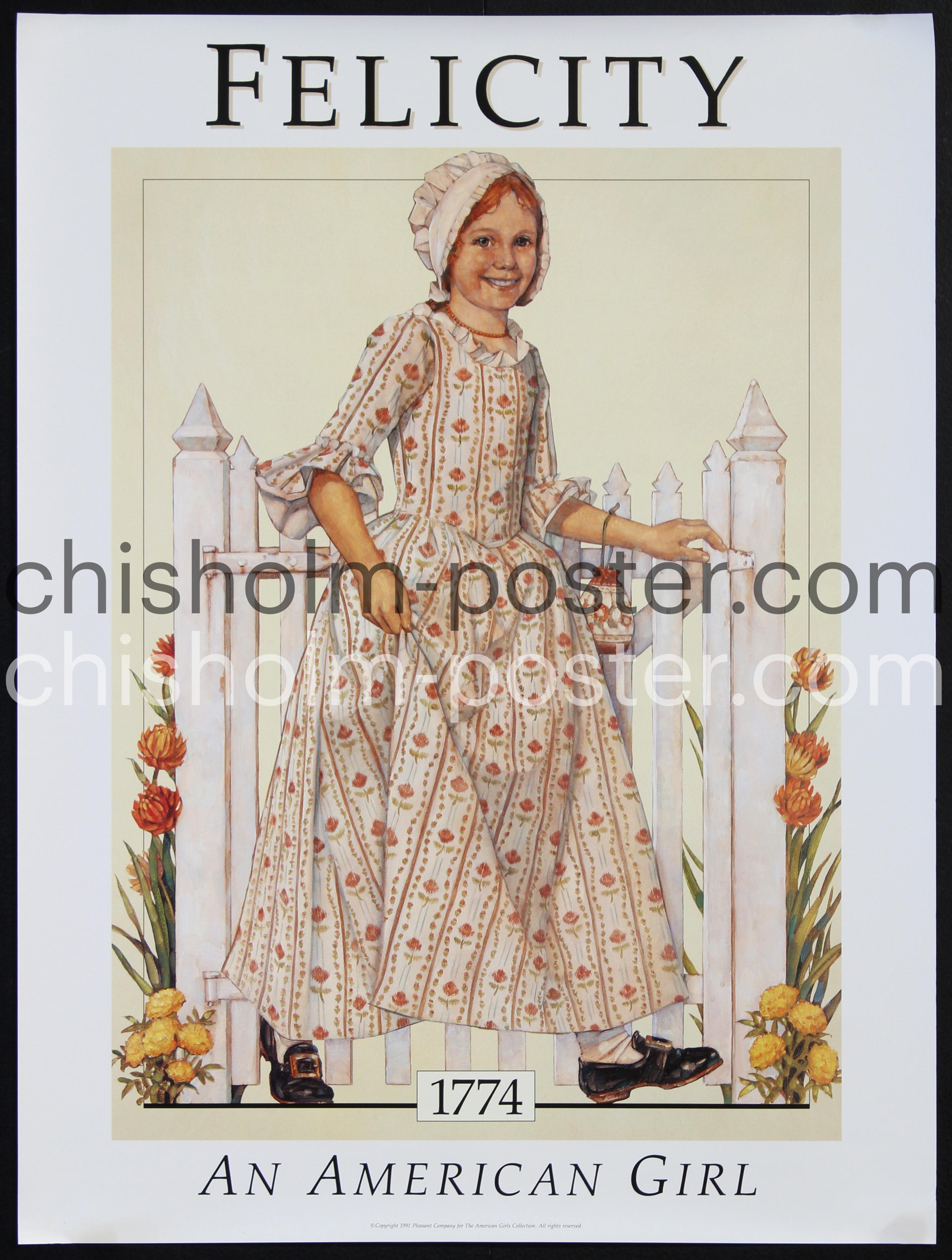 An American Girl - Felicity 1774 | Original Vintage Poster | Chisholm ...