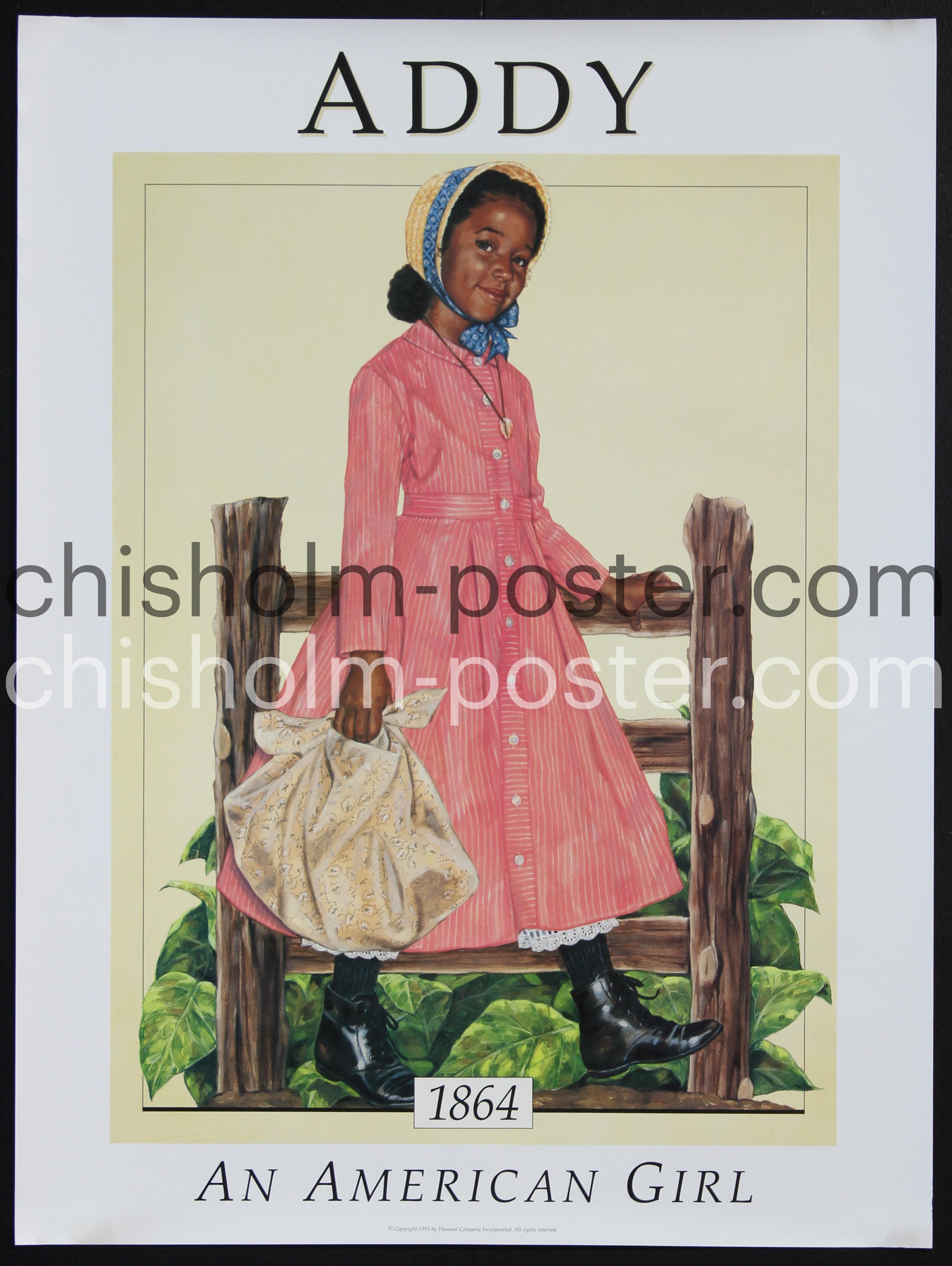 An American Girl - Addy 1864 | Original Vintage Poster | Chisholm ...