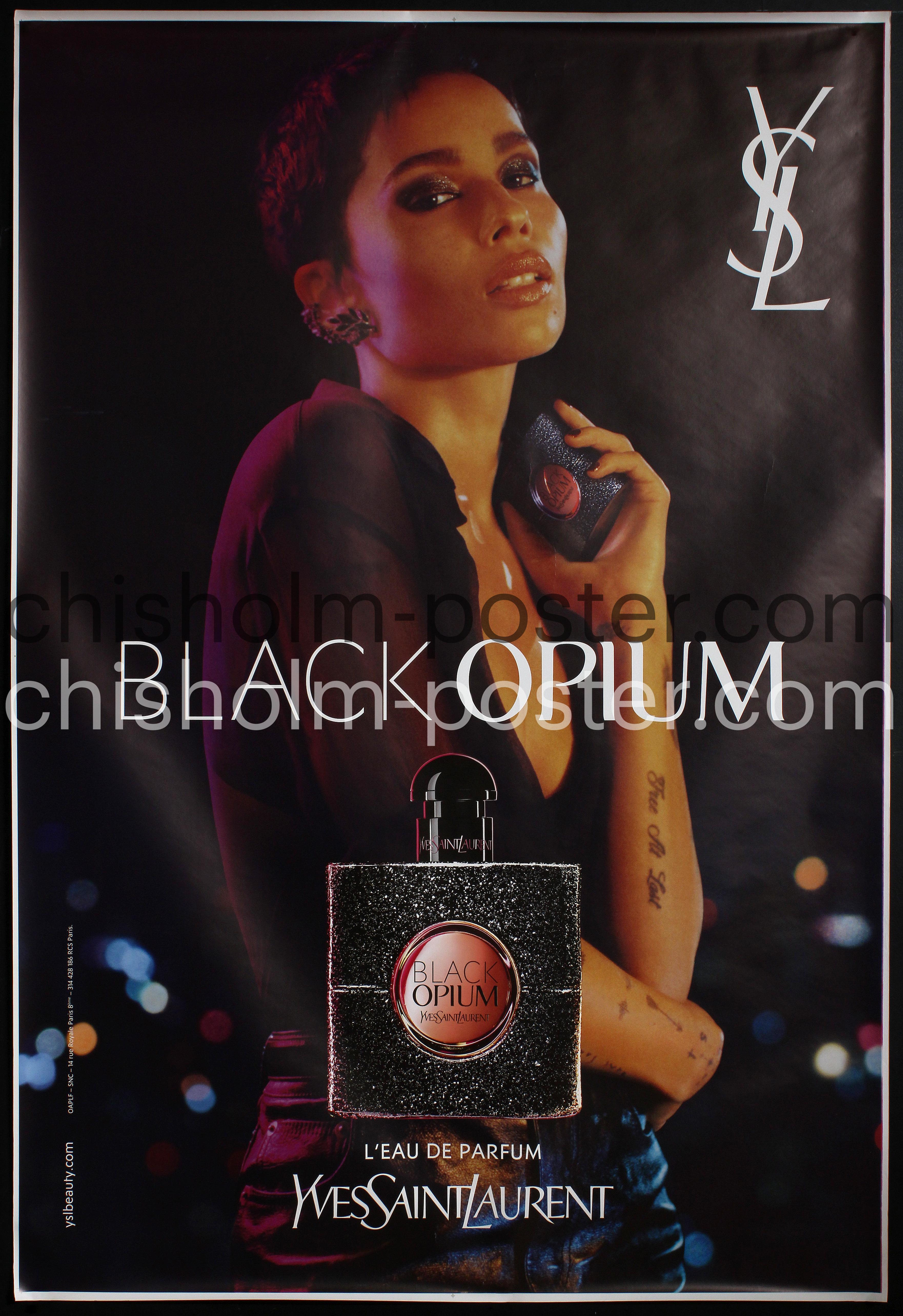 Black Opium - Yves Saint Laurent (2) Zoe Kravitz | Original Vintage ...