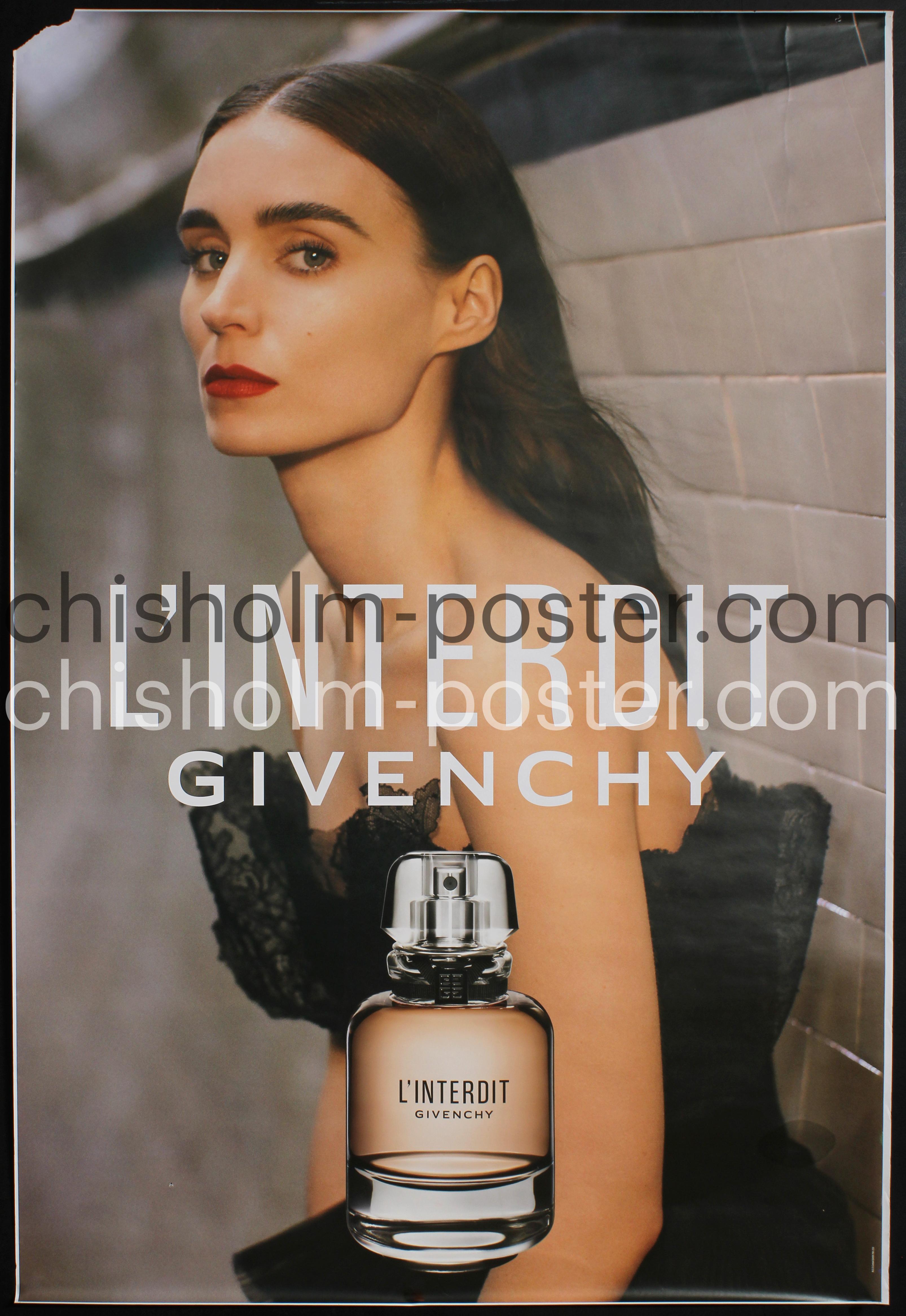 Givenchy - L'Interdit (Rooney Mara) | Original Vintage Poster ...