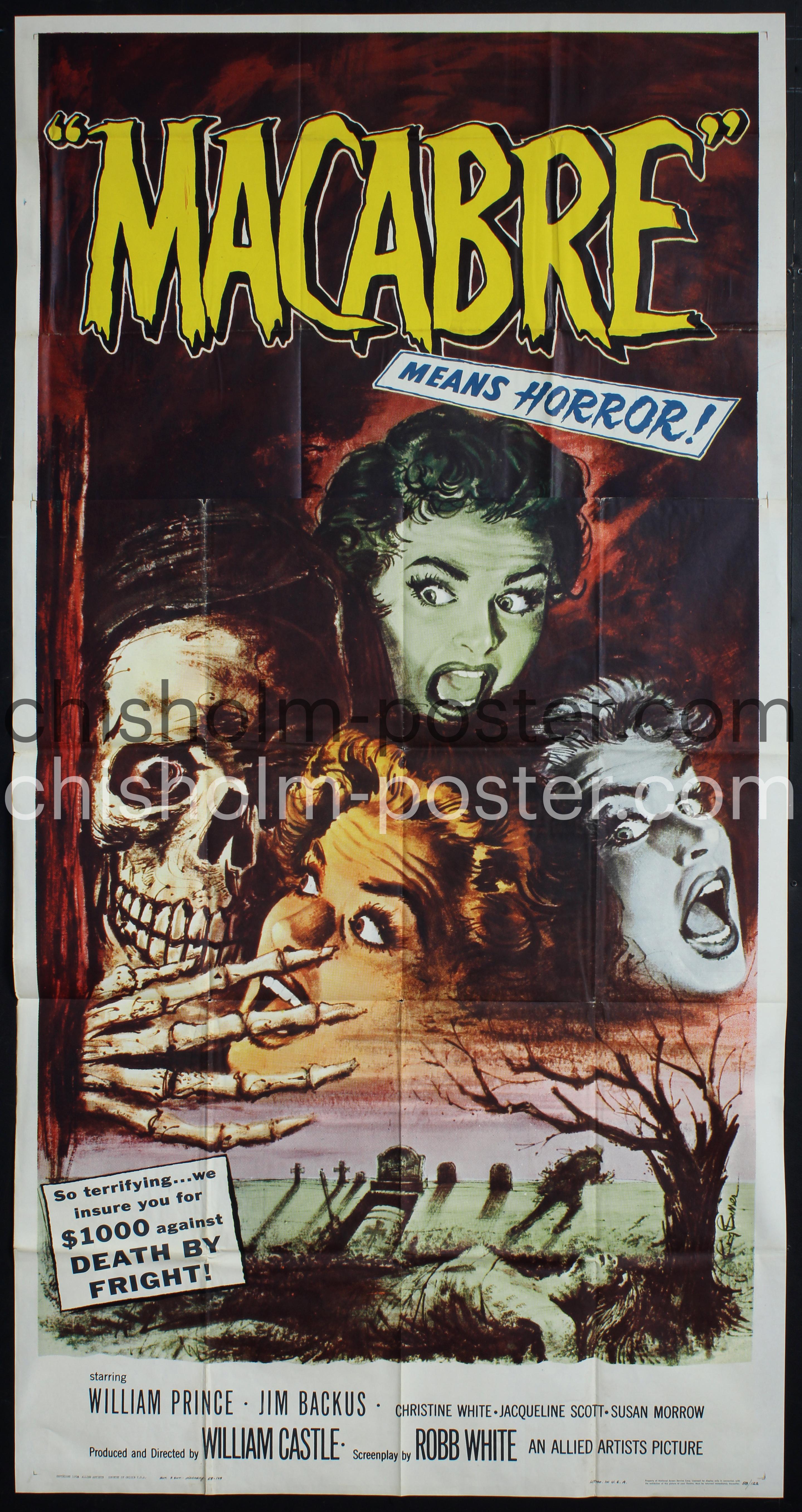 Macabre | Original Vintage Poster | Chisholm Larsson Gallery