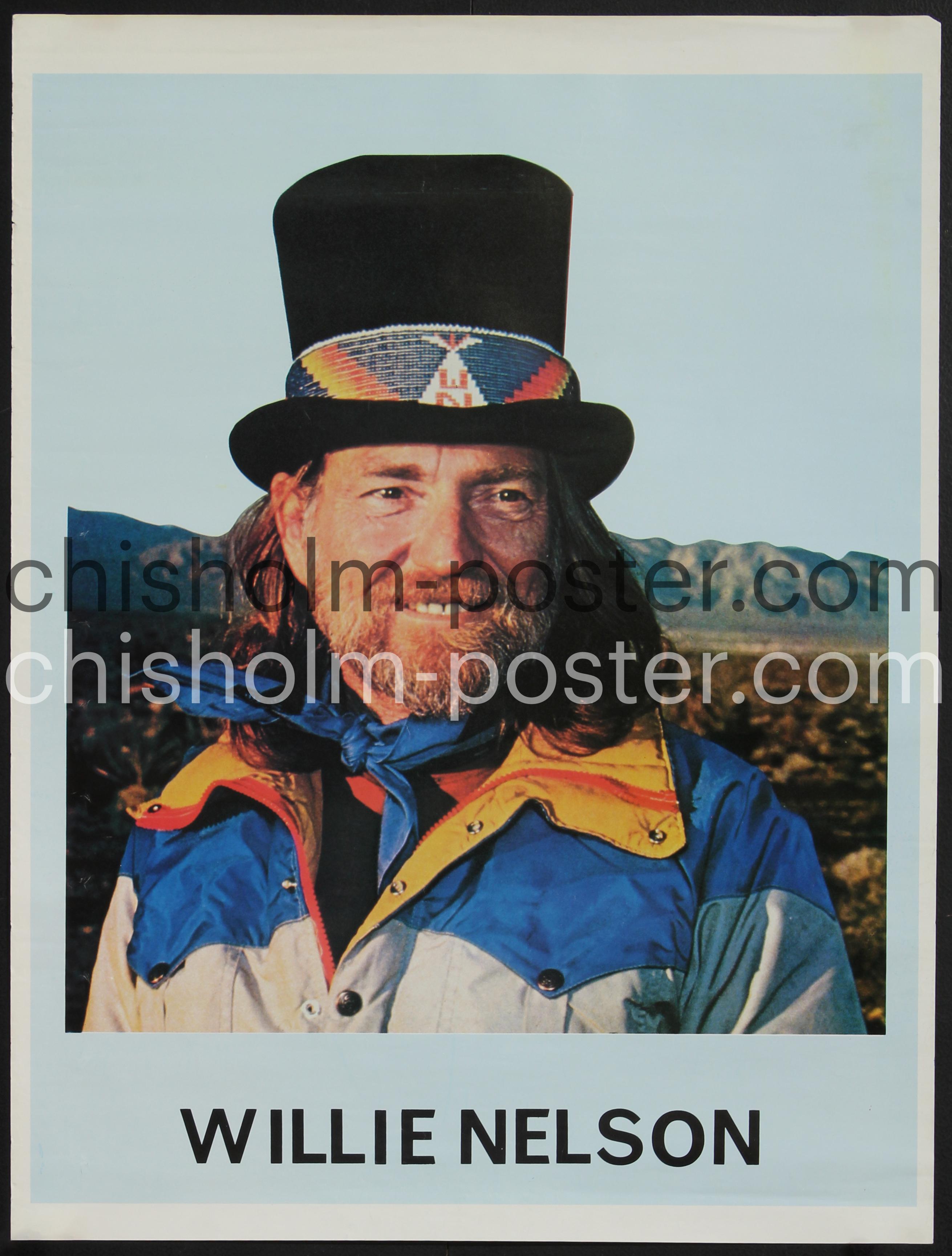 Willie Nelson - with Hat | Original Vintage Poster | Chisholm Larsson ...