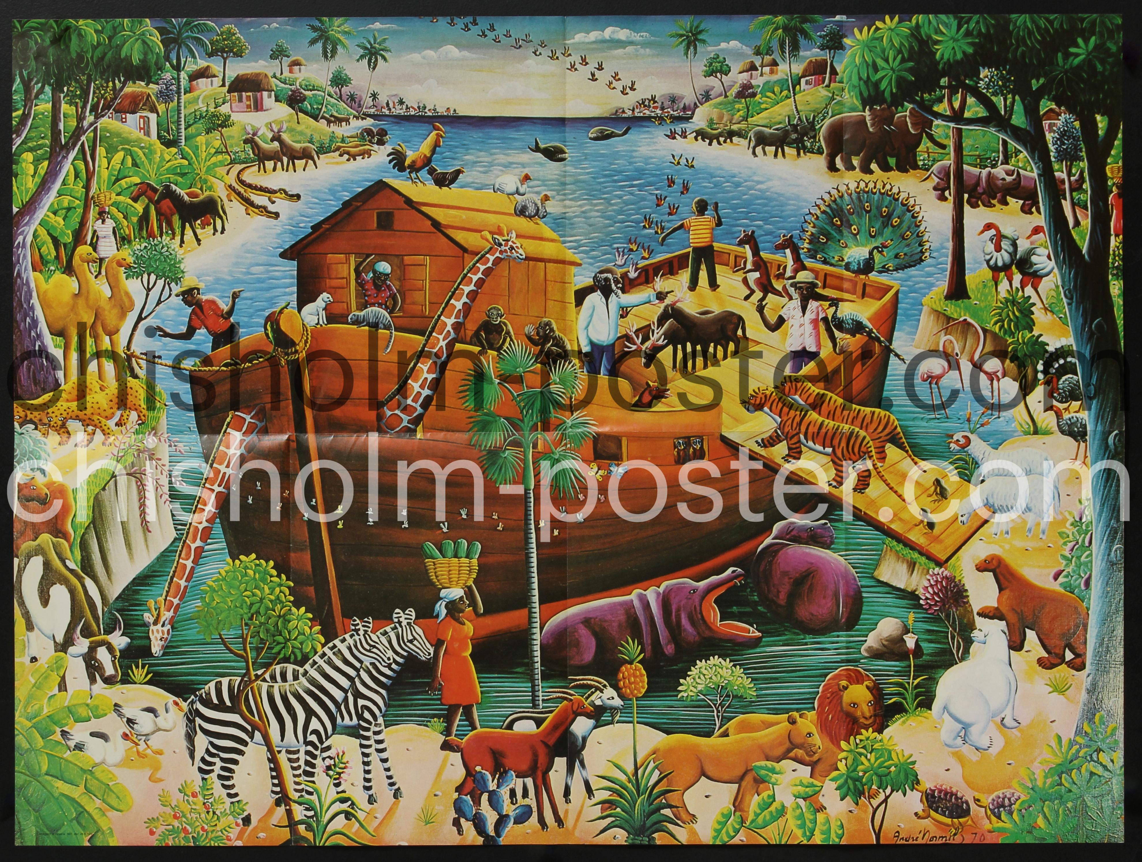 Noah's Ark by Andre Normil (No Title/ No Text) | Original Vintage ...