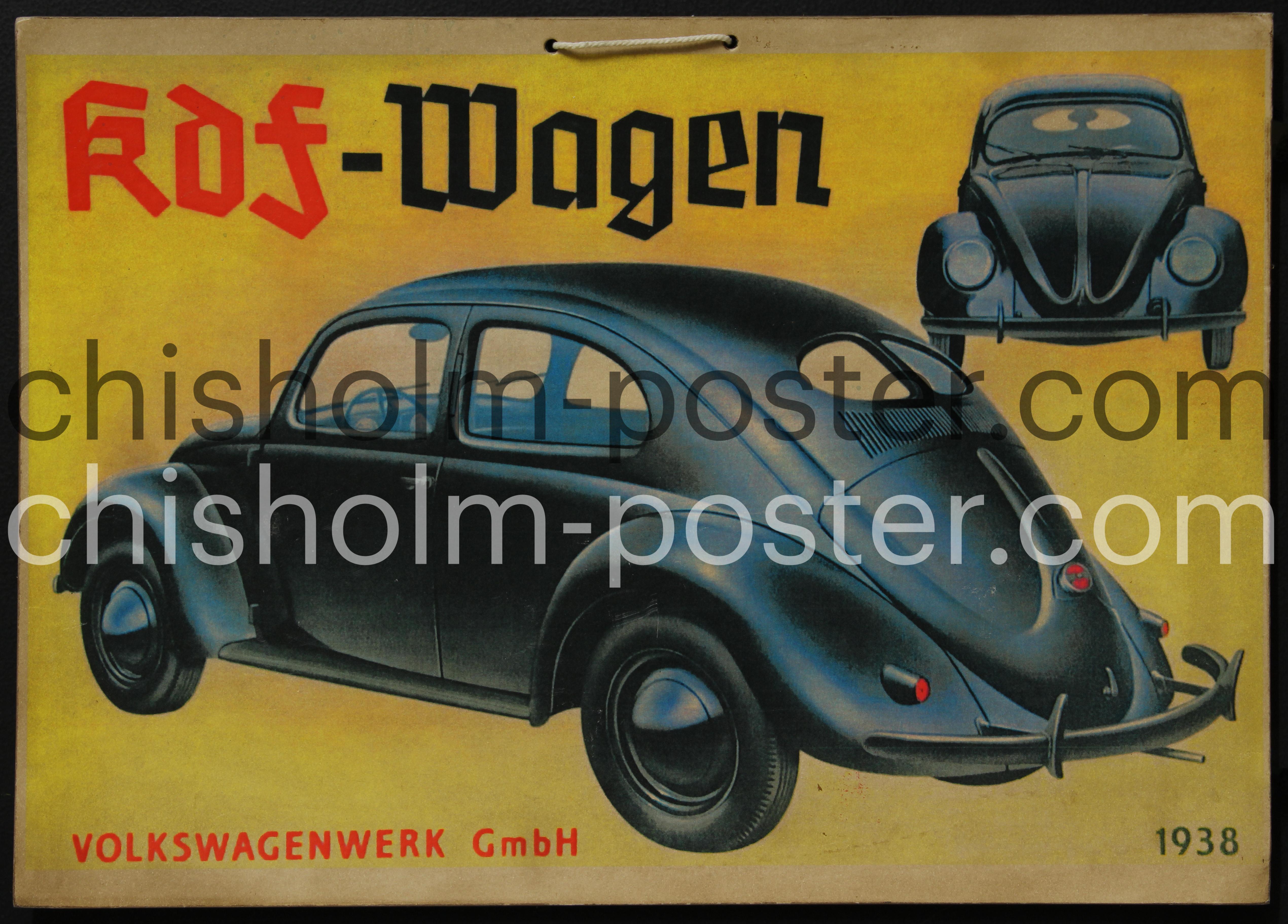 KDF-Wagen (Volkswagen Beetle) - Point of purchase display / carton ...