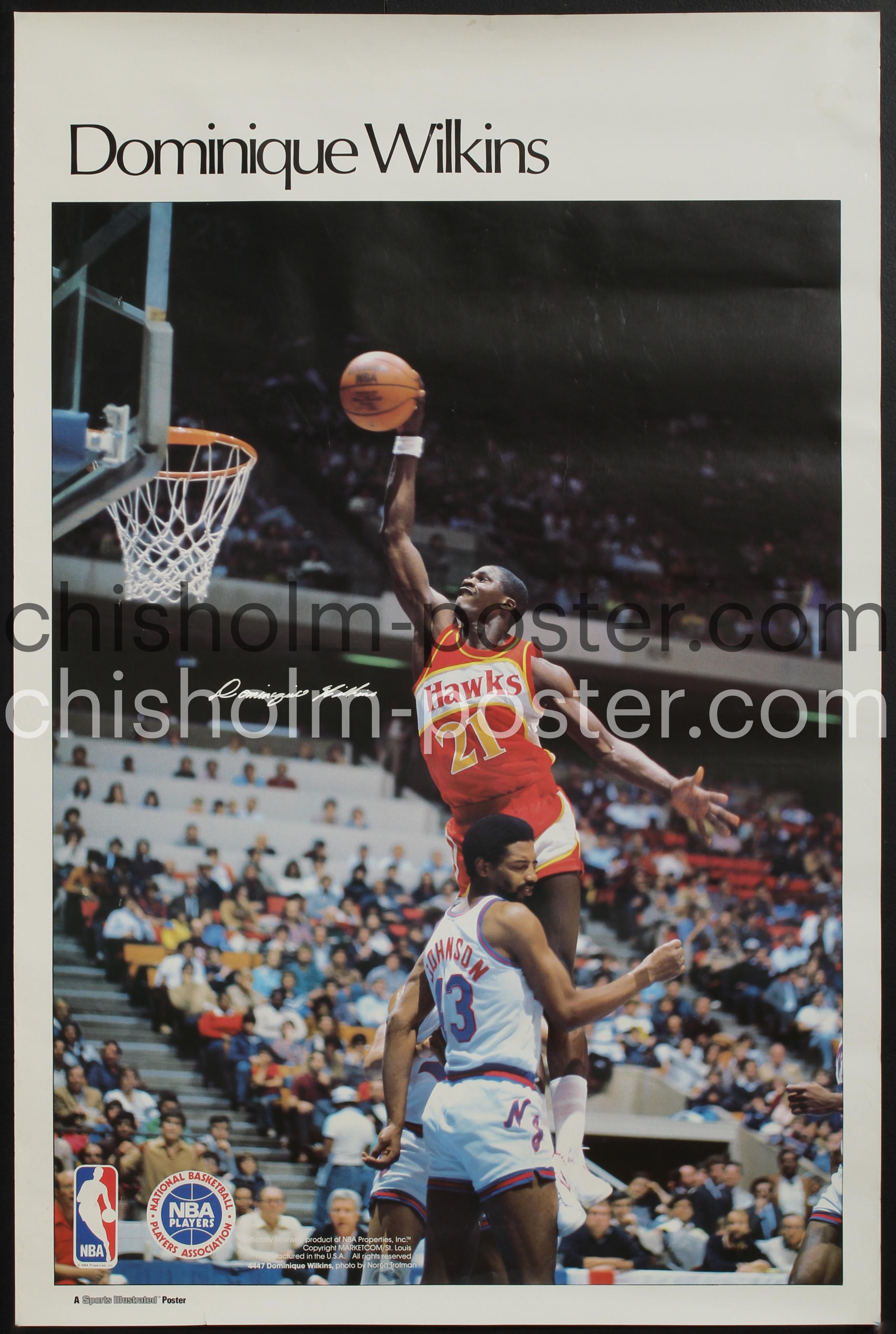 Dominique Wilkins - NBA - A Sports Illustrated Poster | Original ...