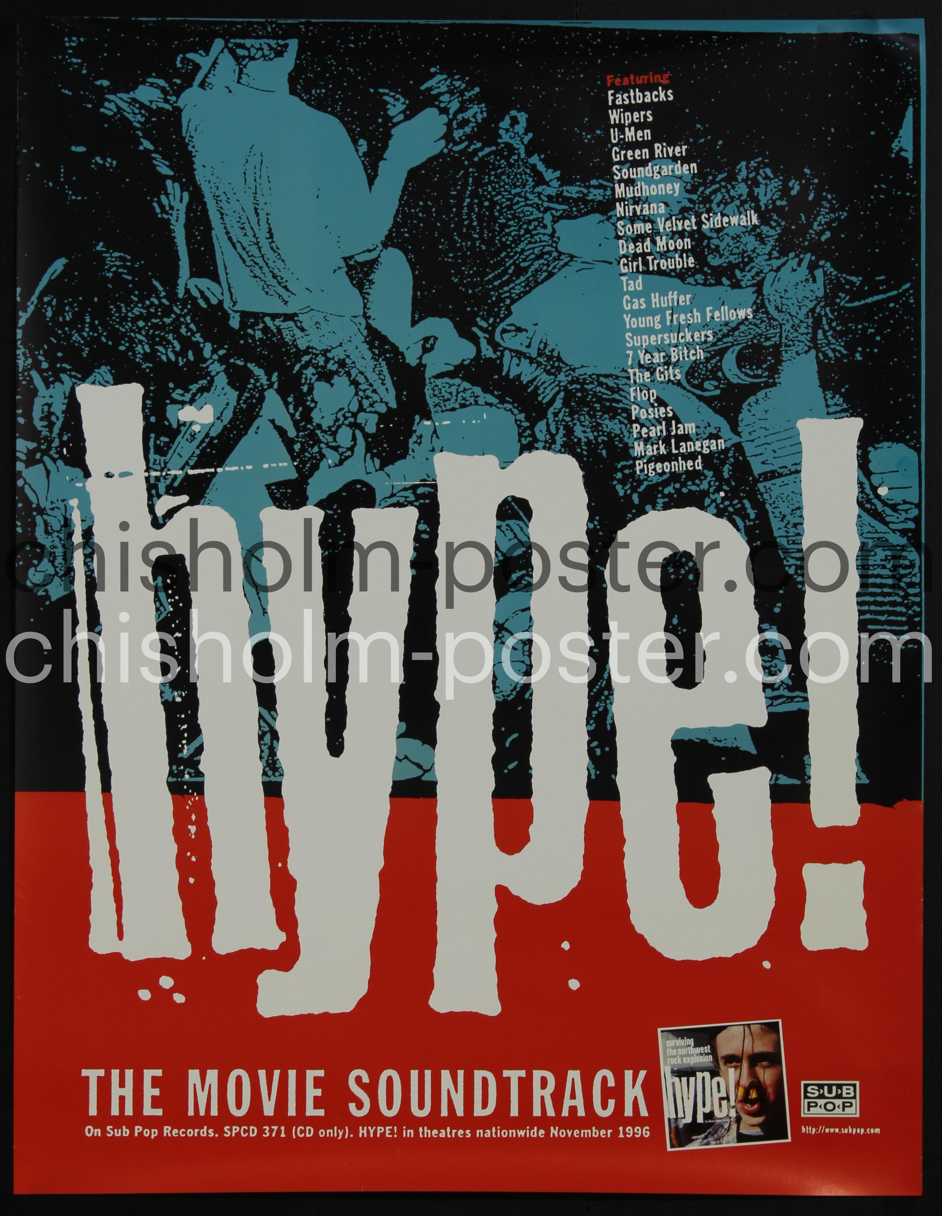 Hype! The Movie Soundtrack | Original Vintage Poster | Chisholm Larsson ...