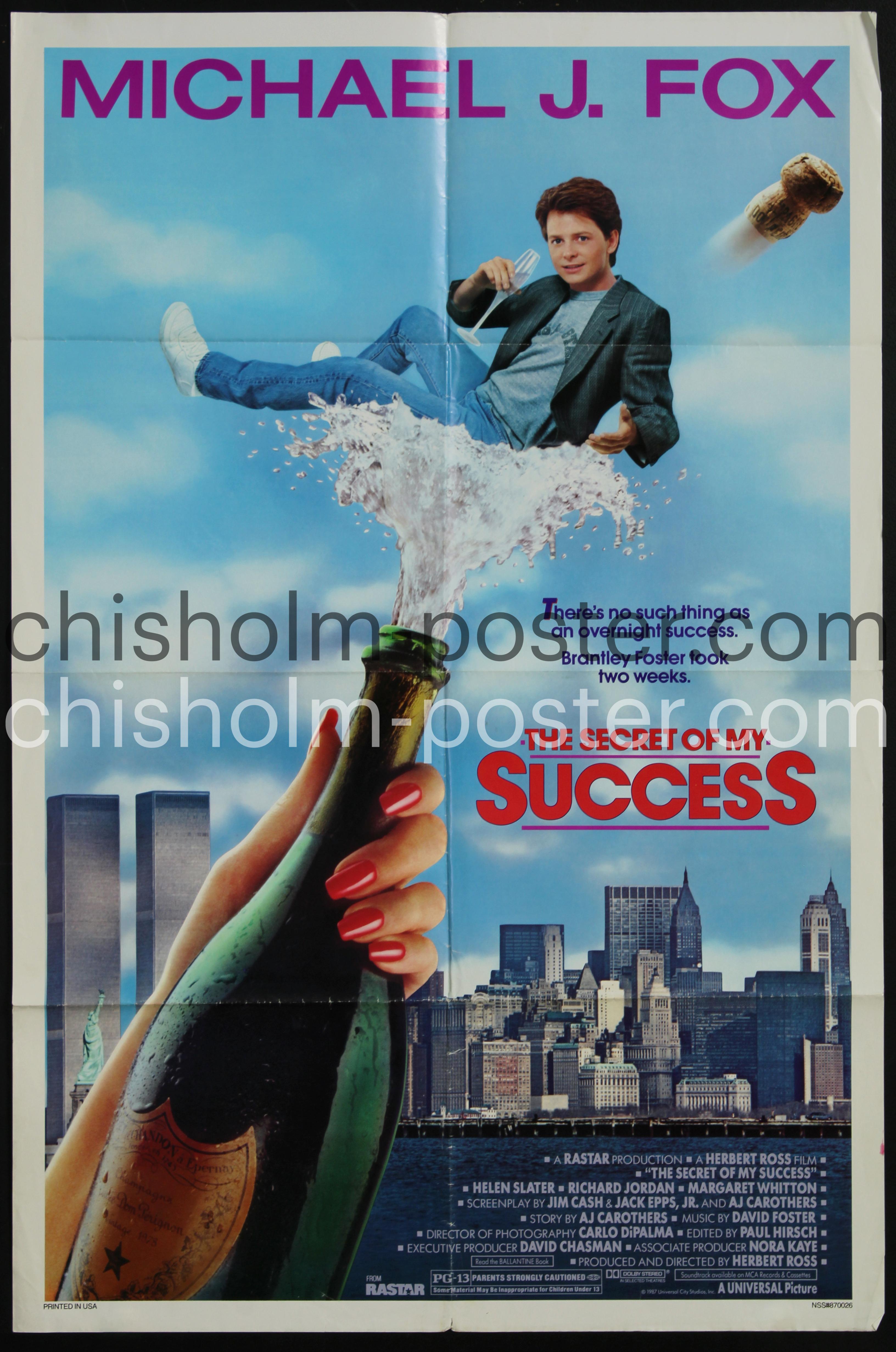 The Secret of My Success (1987) | Original Vintage Poster | Chisholm ...