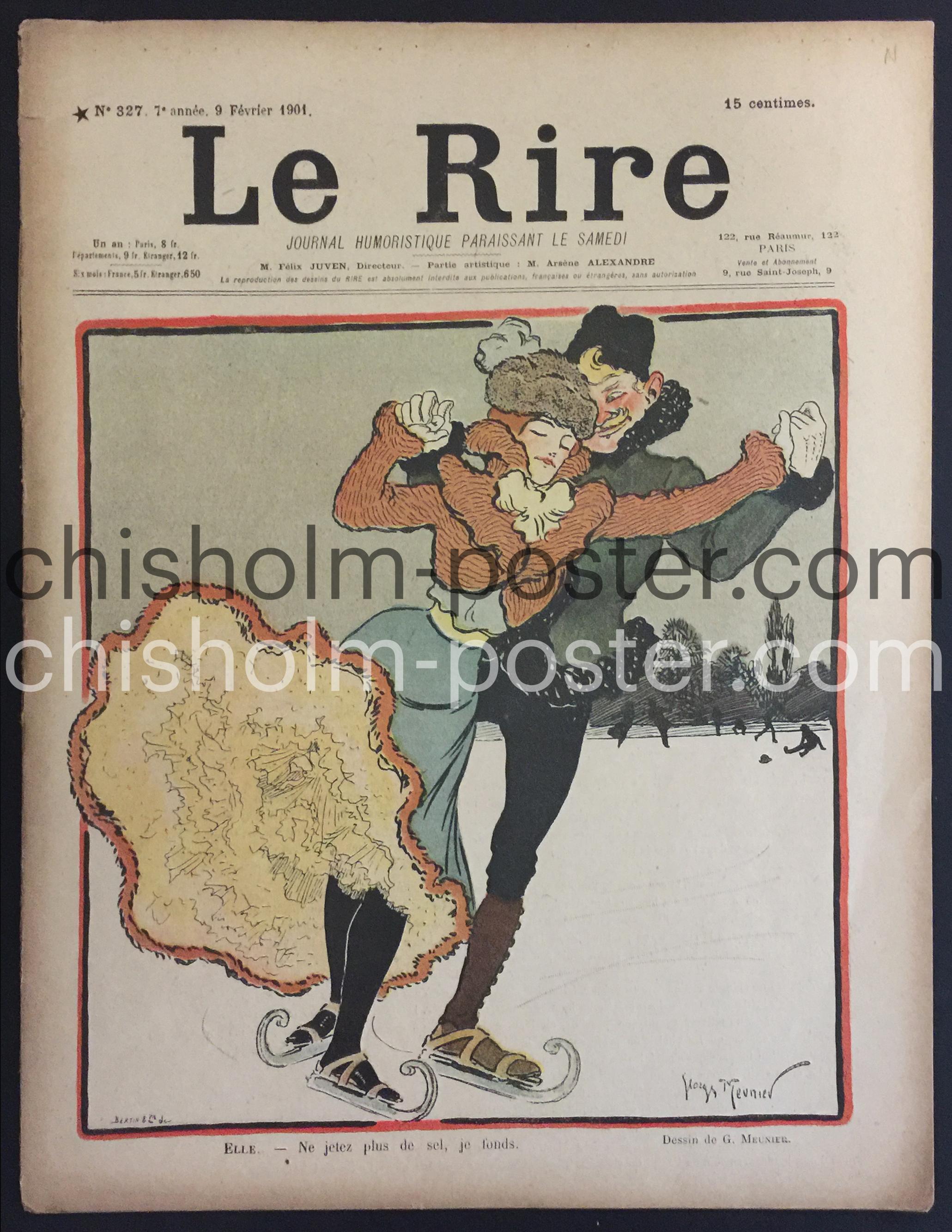 Le Rire - 9 Fevrier 1901 - Full Magazine | Original Vintage Poster ...