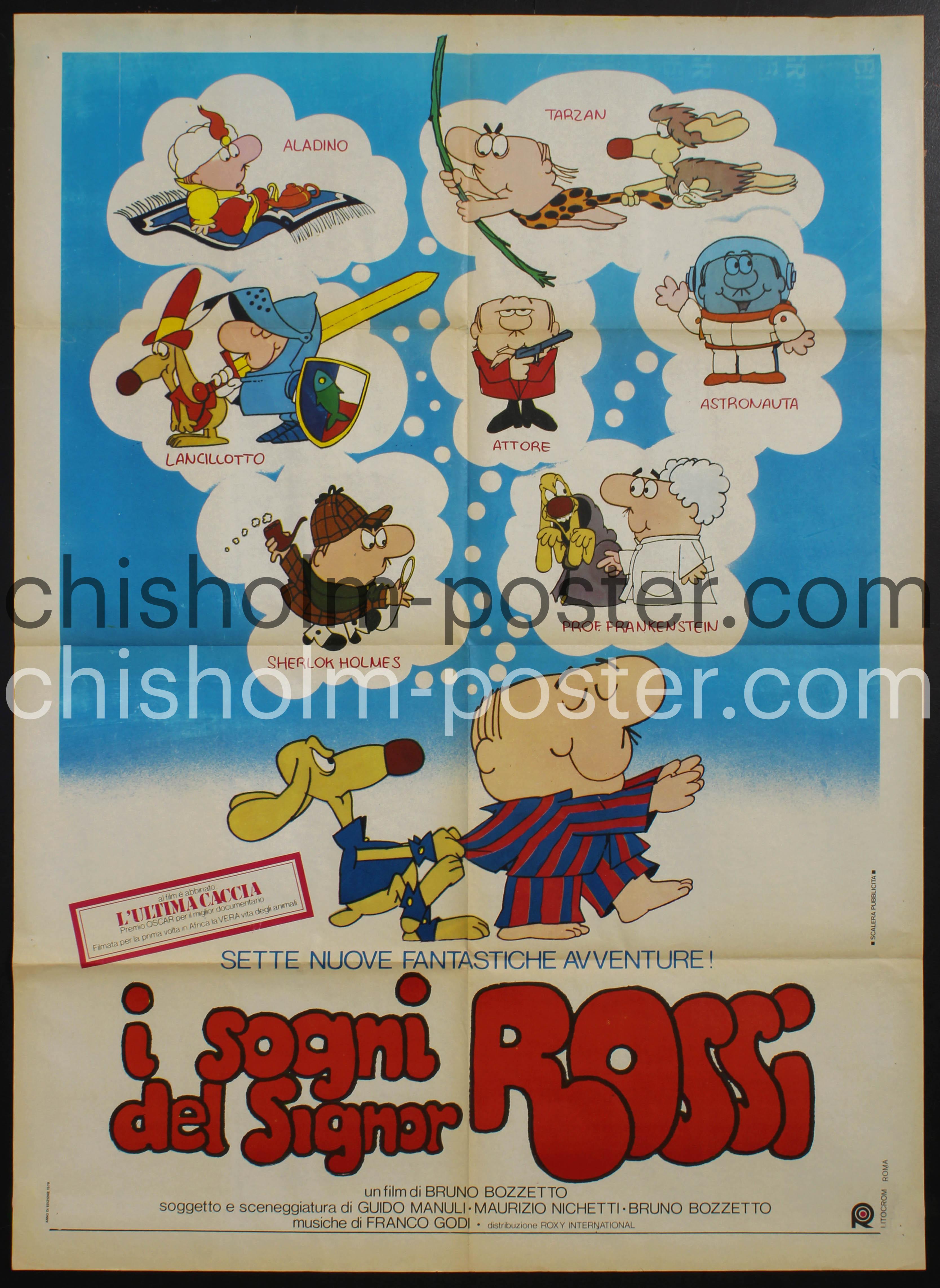 i sogni del Signor Rossi | Original Vintage Poster | Chisholm Larsson ...