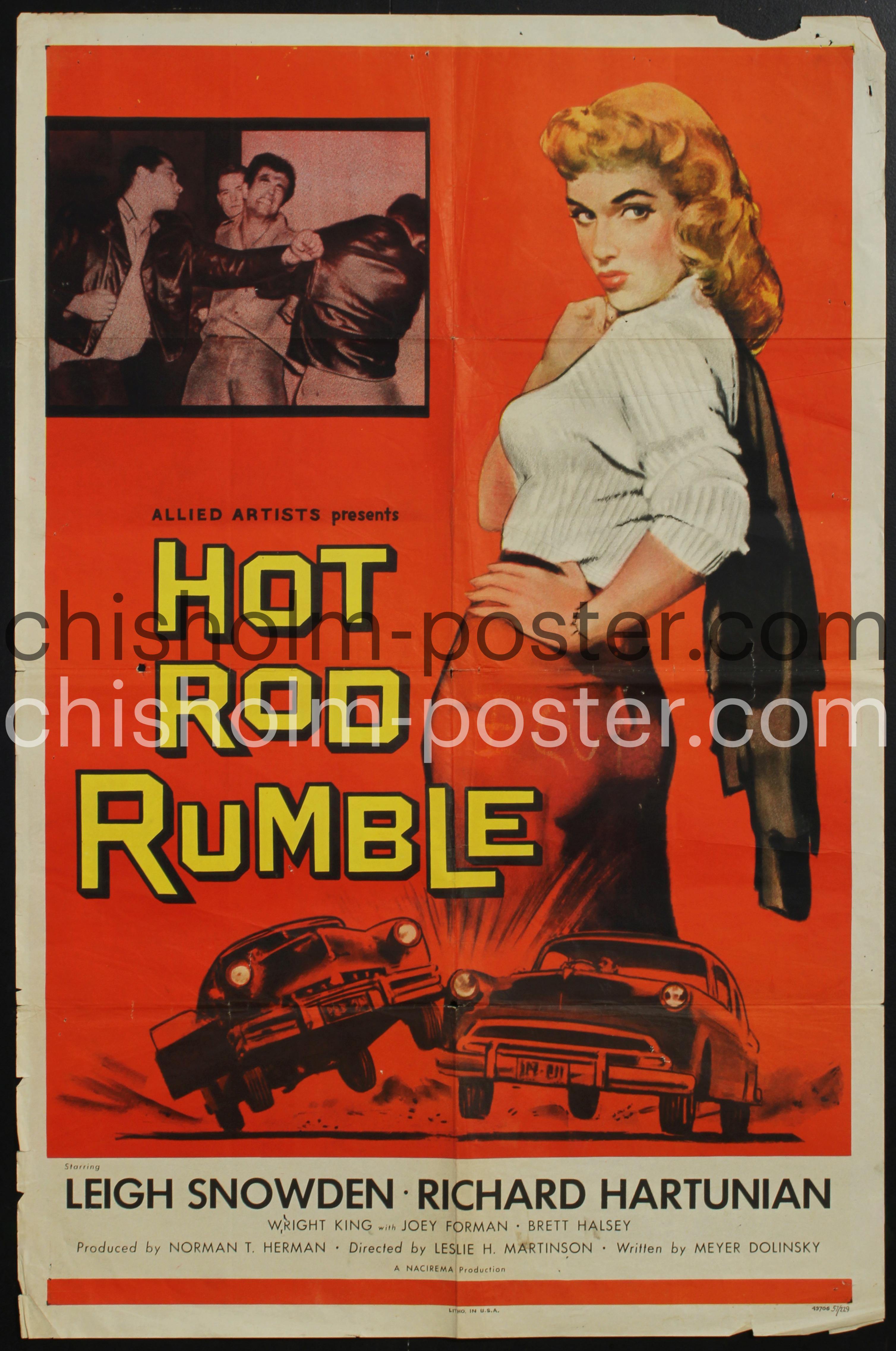 Hot Rod Rumble | Original Vintage Poster | Chisholm Larsson Gallery