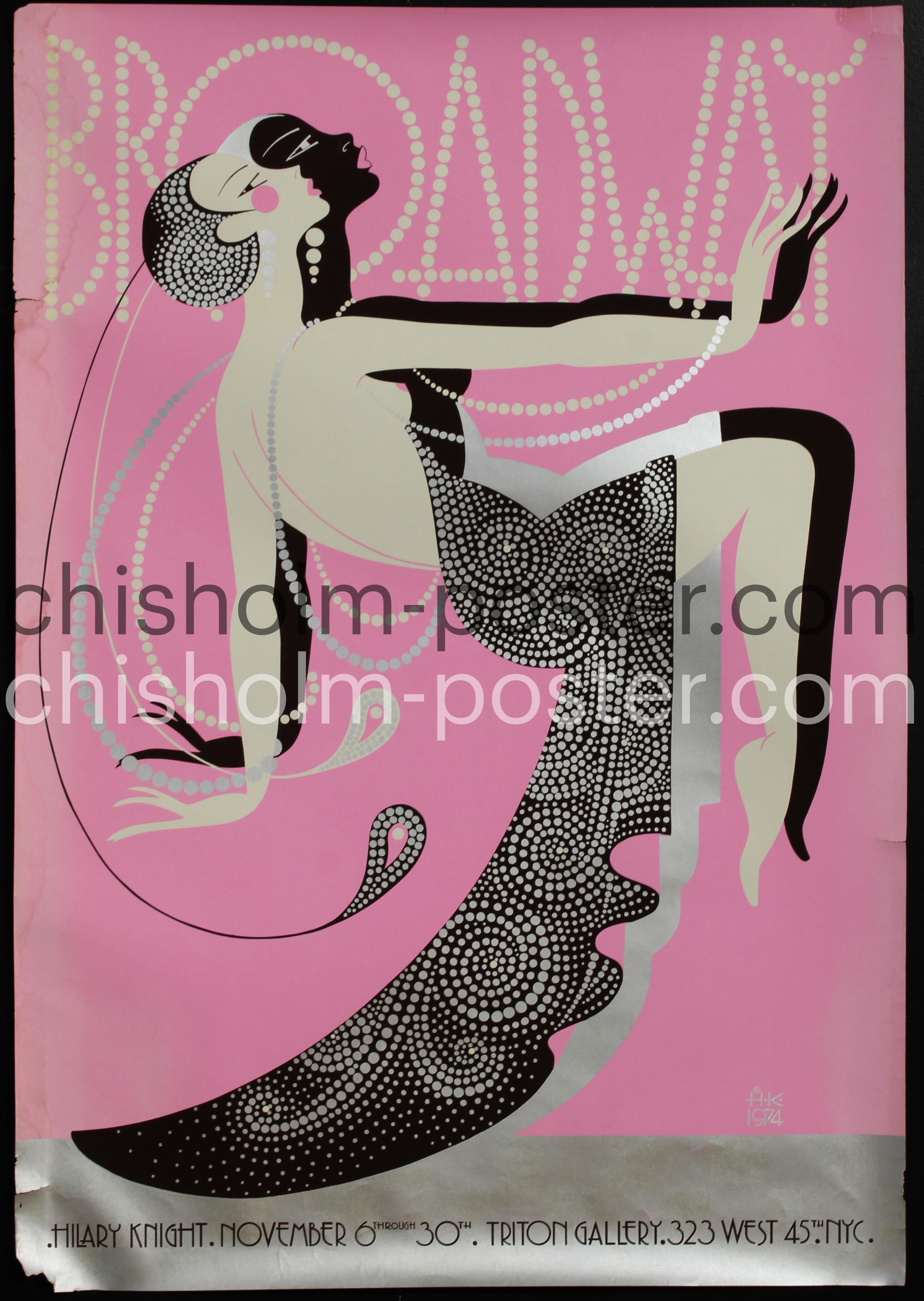 Broadway (3) Hilary Knight - Triton Gallery | Original Vintage Poster | Chisholm Larsson Gallery