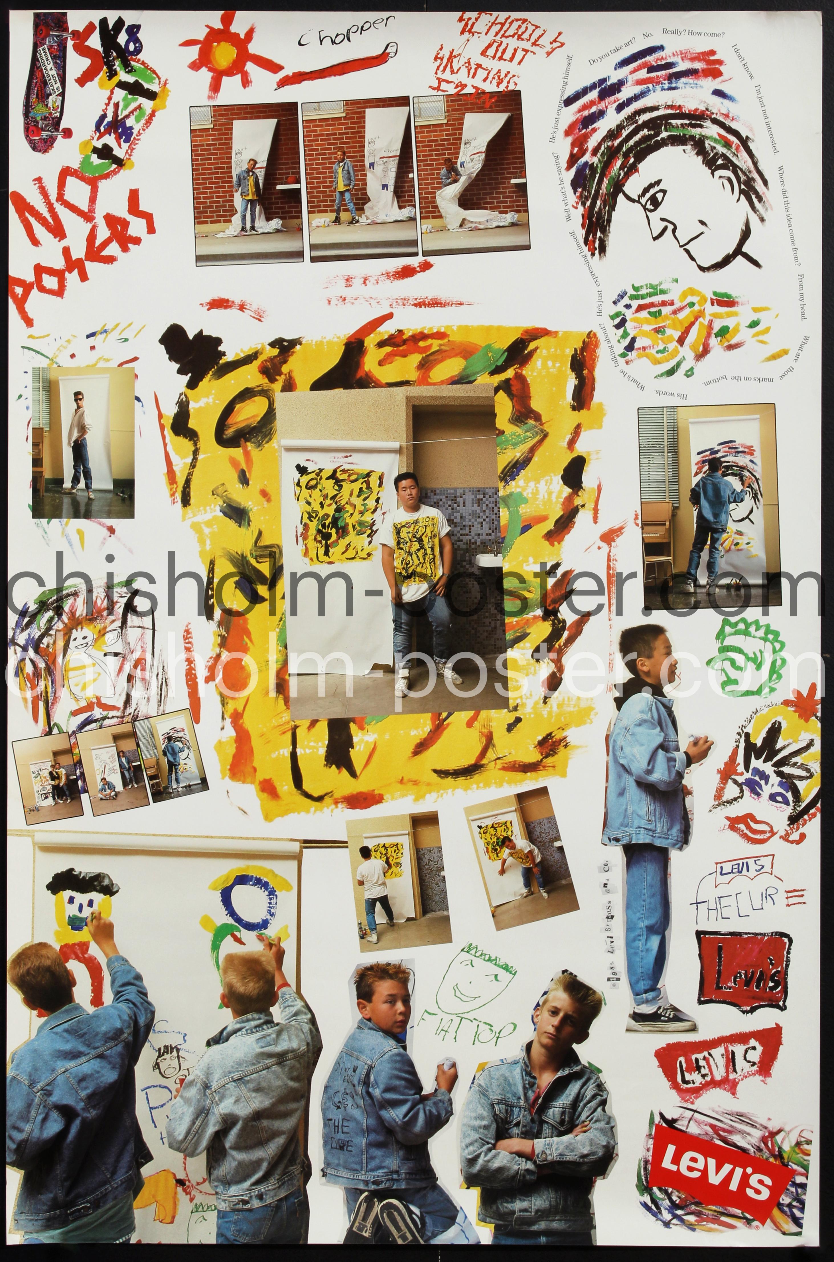 Levi's - No Posers - Children/Pre-Teens/Teens | Original Vintage Poster ...