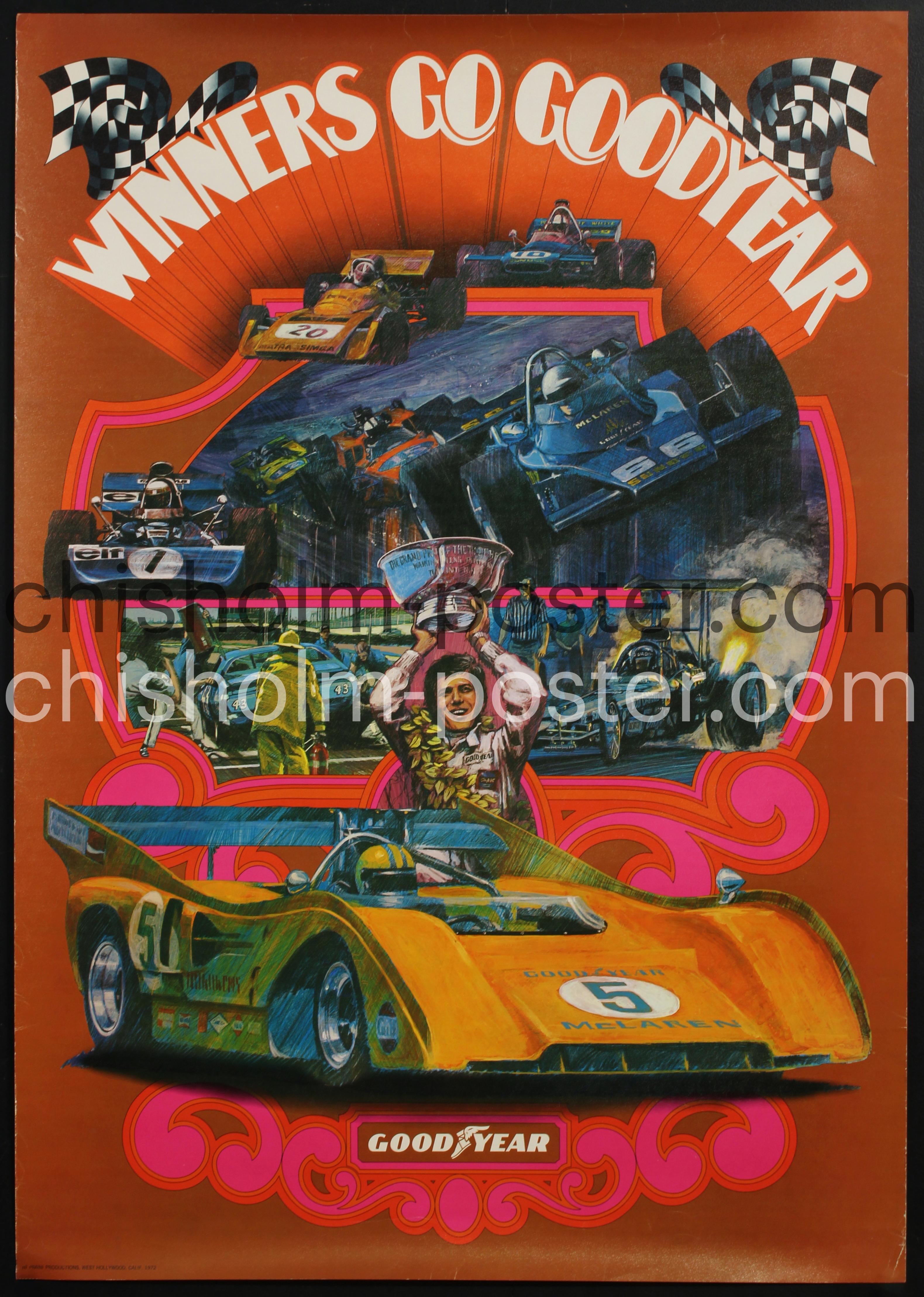 Winners Go Goodyear | Original Vintage Poster | Chisholm Larsson Gallery