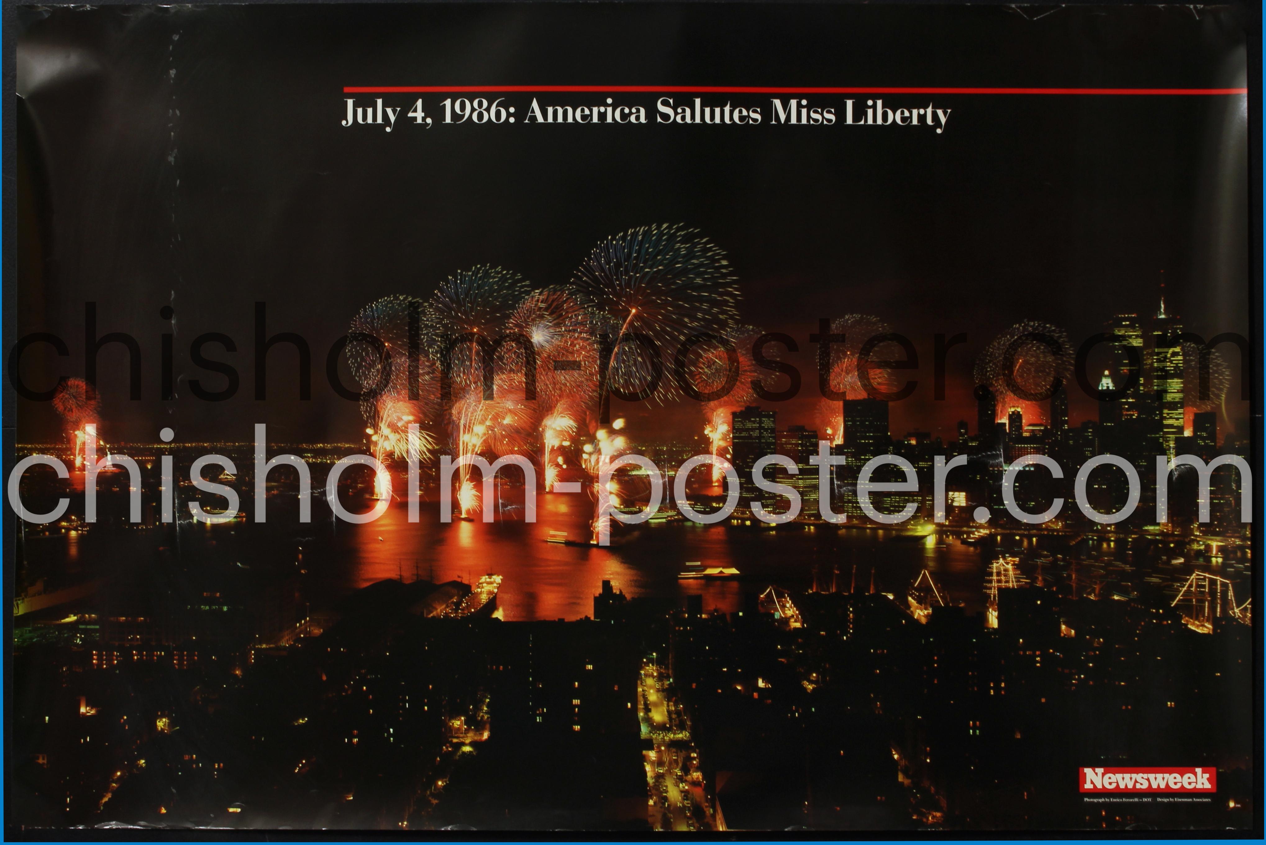 Newsweek July 4, 1986 - America Salutes Miss Liberty | Original Vintage ...