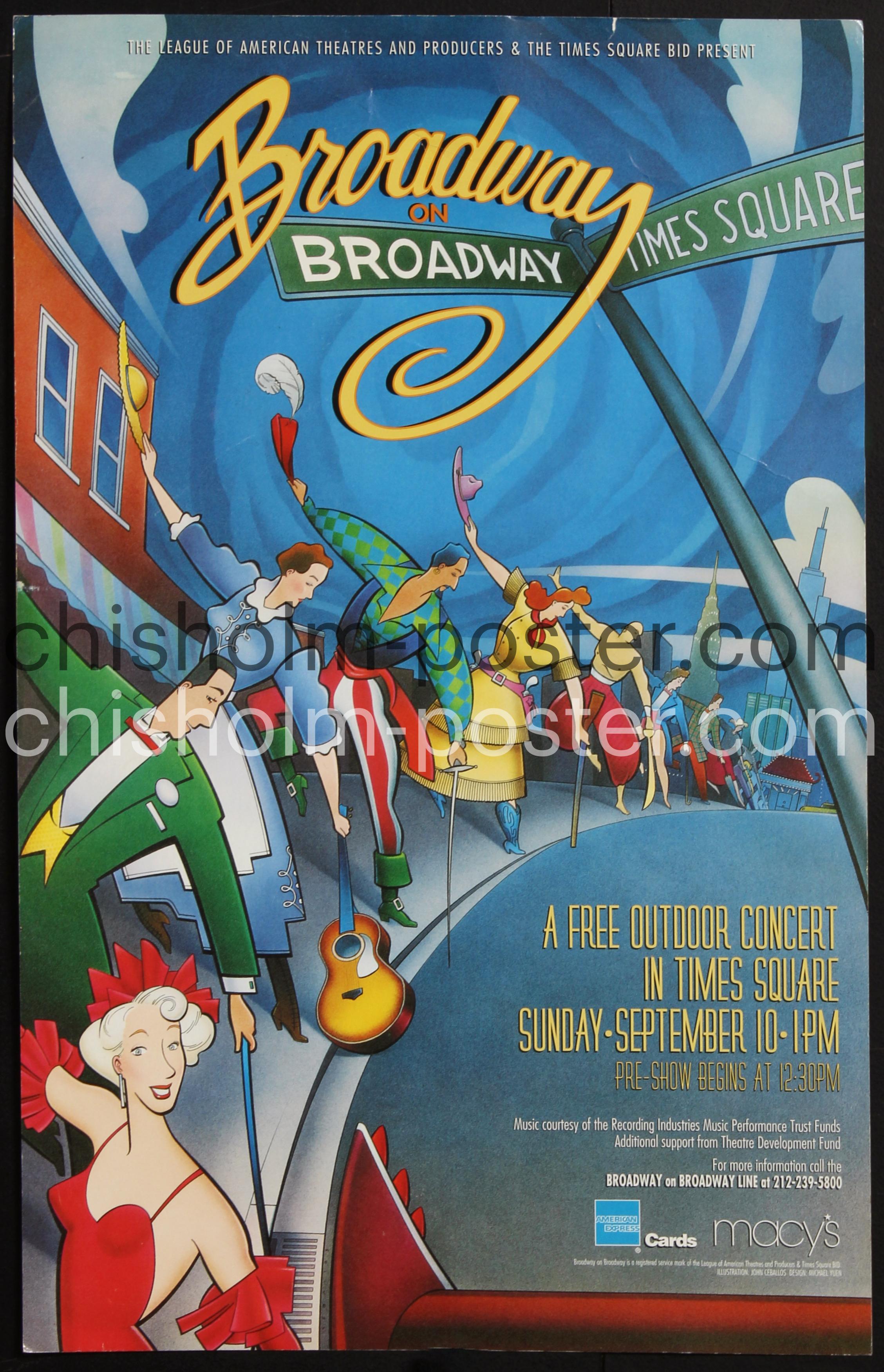 Broadway on Broadway - A Free Outdoor Concert in Times Square - Window ...