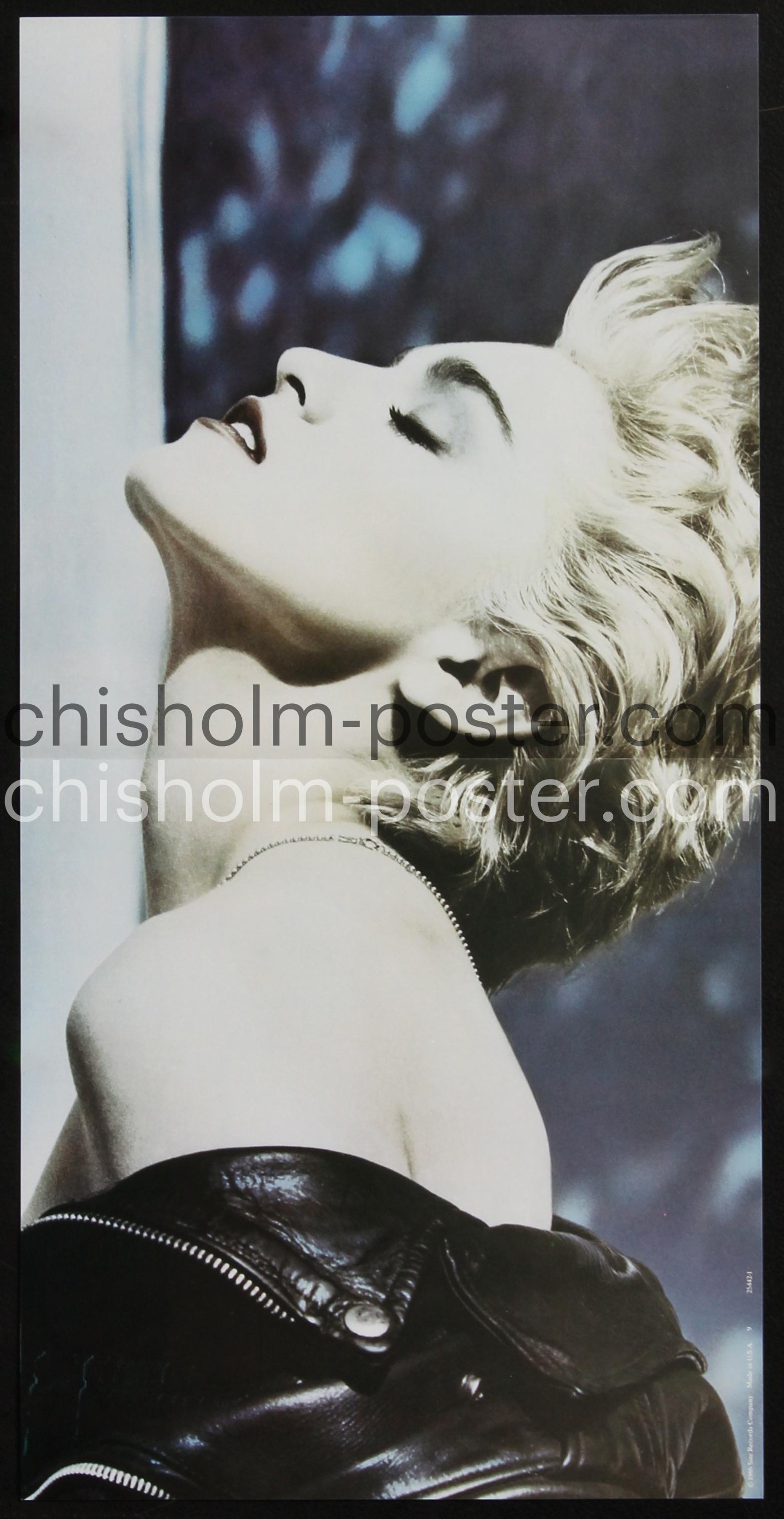 Madonna - True Blue (LP Poster Insert) | Original Vintage Poster ...