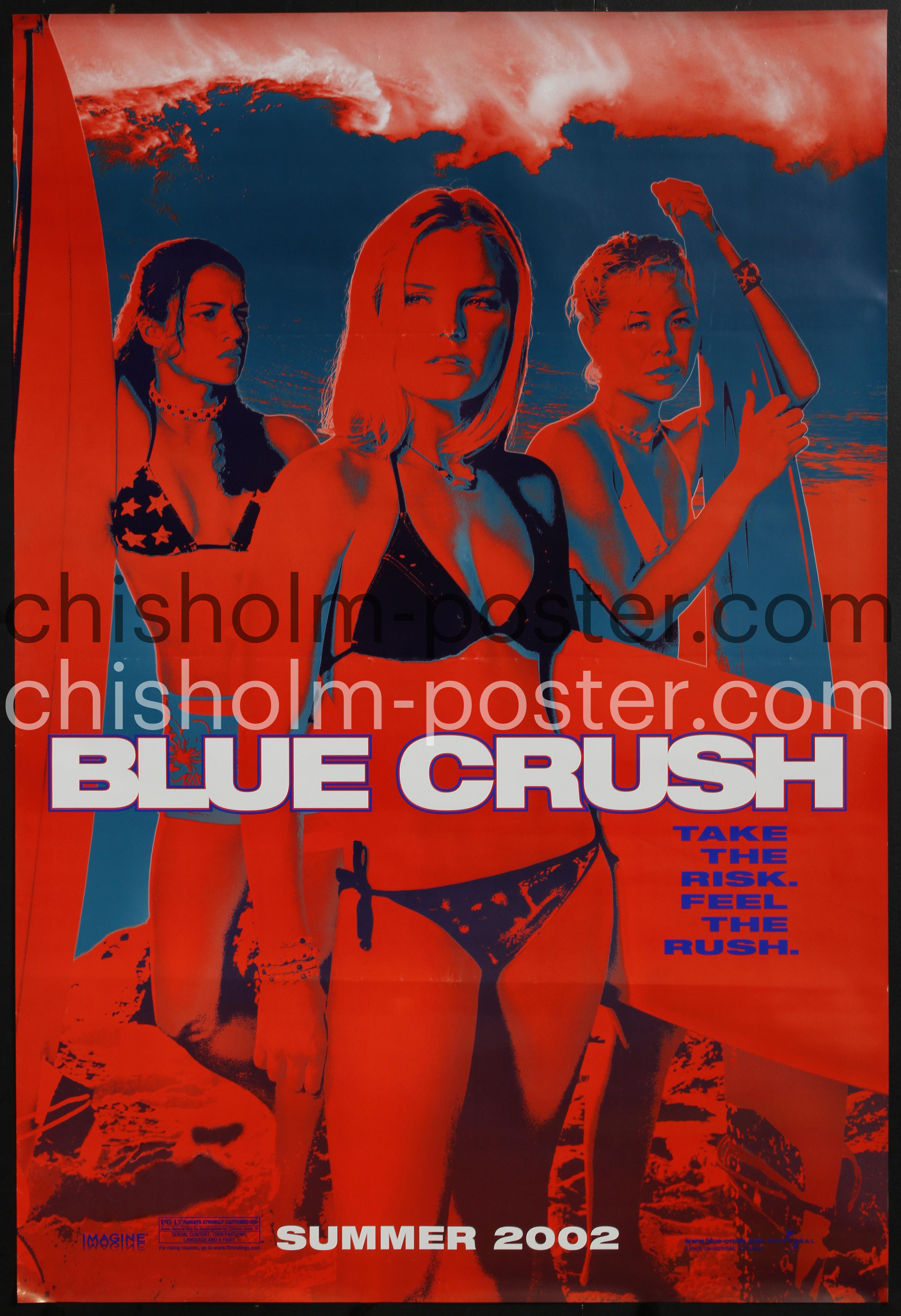 Blue Crush (Red) | Original Vintage Poster | Chisholm Larsson Gallery
