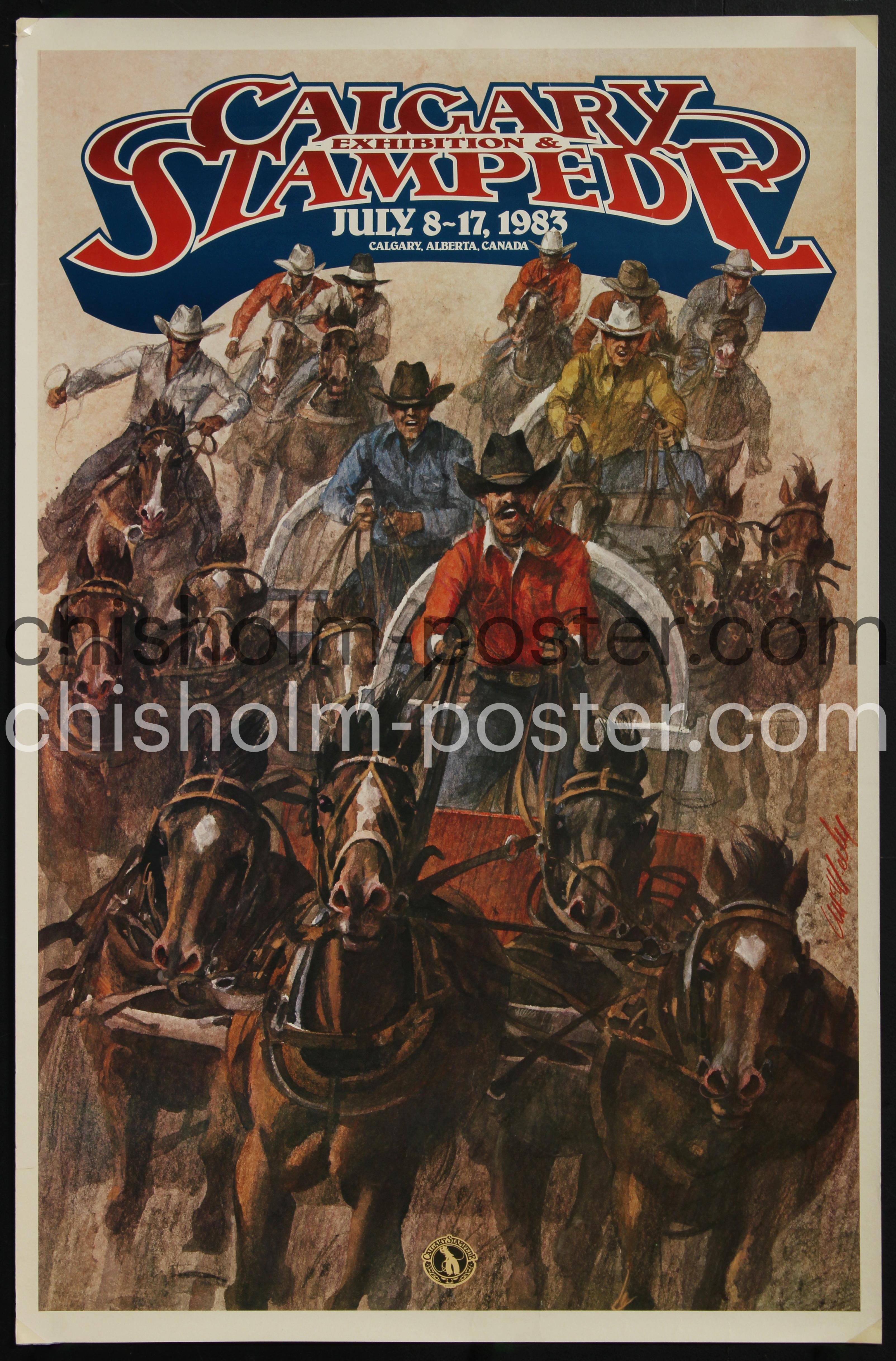 Calgary Exhibition and Stampede 1987 | Original Vintage Poster | Chisholm Larsson Gallery