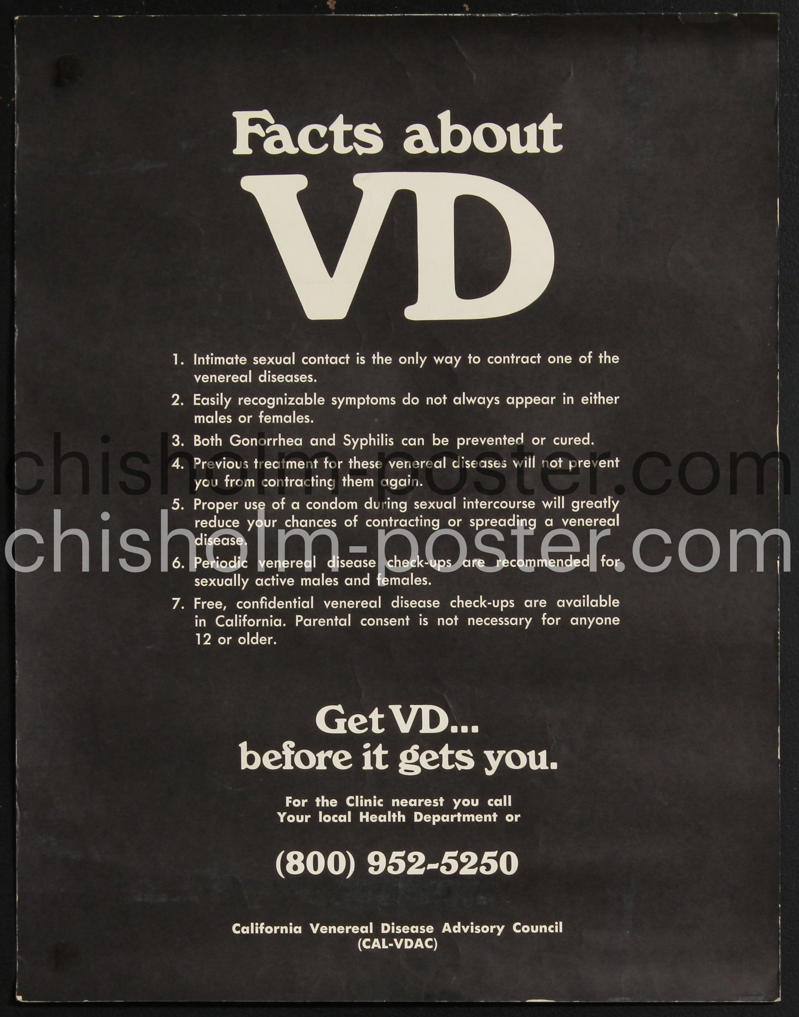 Facts About VD - California Venereal Disease Advisory Council ...