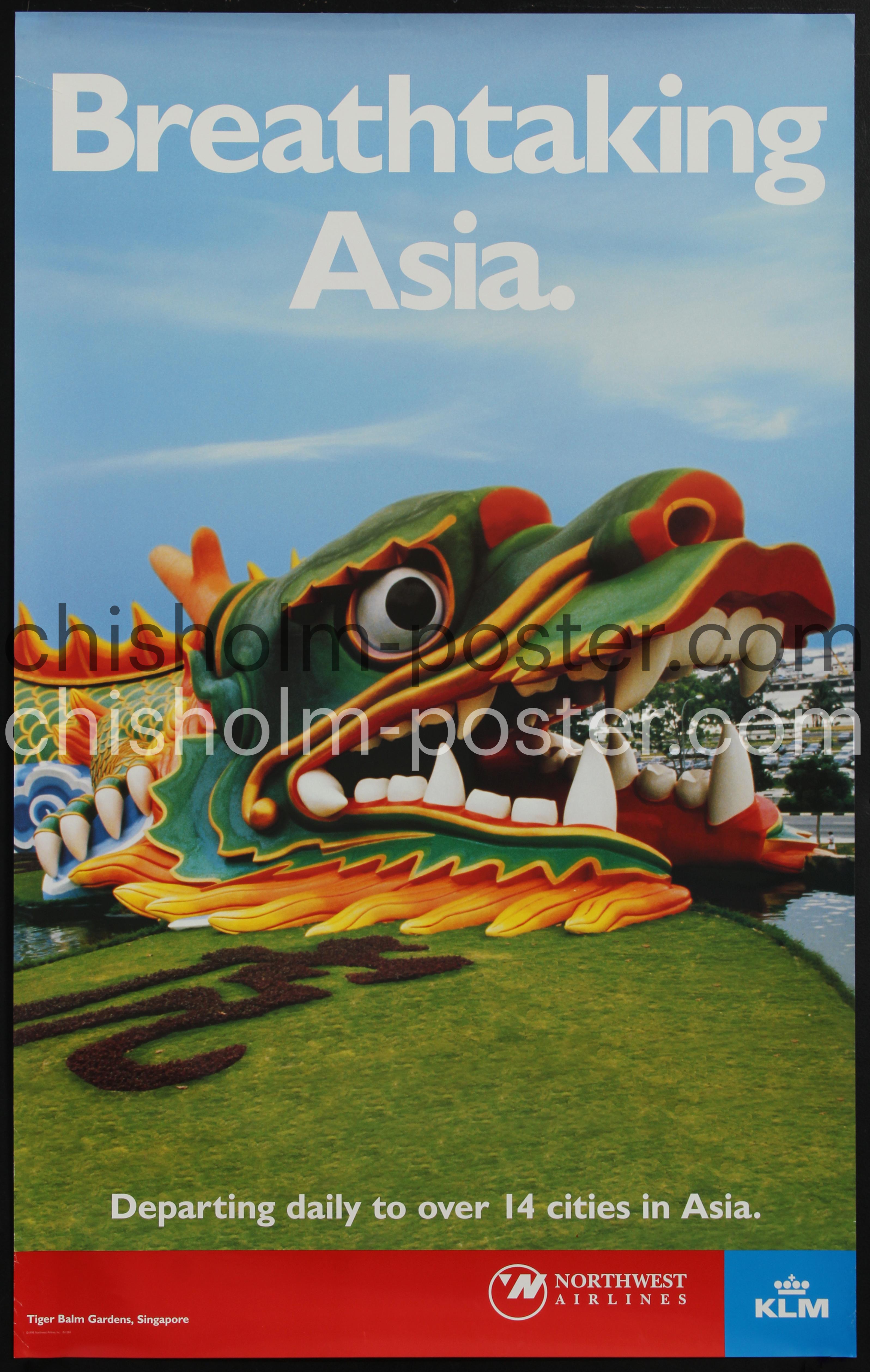 KLM/ Northwest Airlines - Breathtaking Asia - Tiger Balm Gardens ...