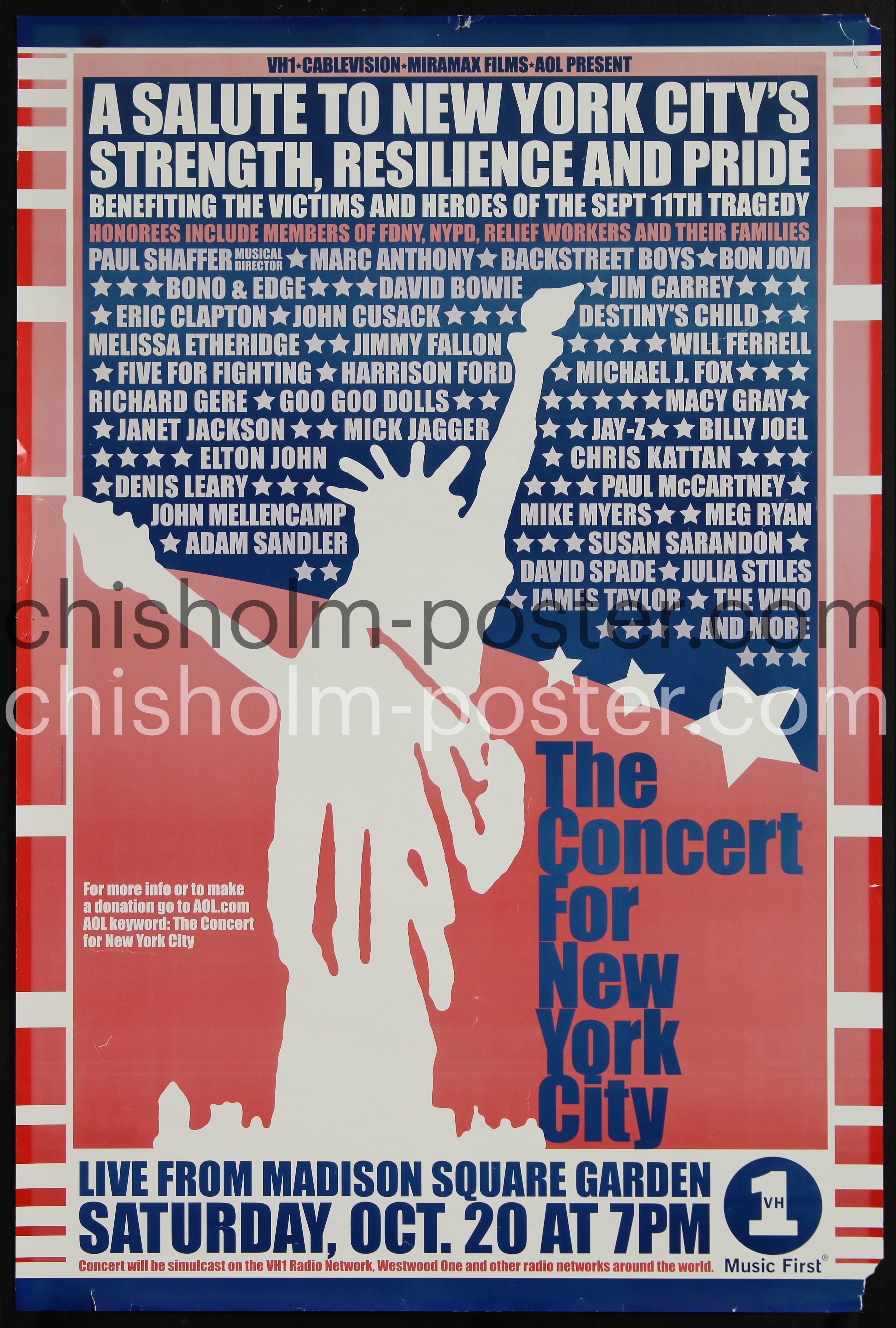 The Concert for New York City - A Salute to New York City's Strength, Resilience and Pride ...