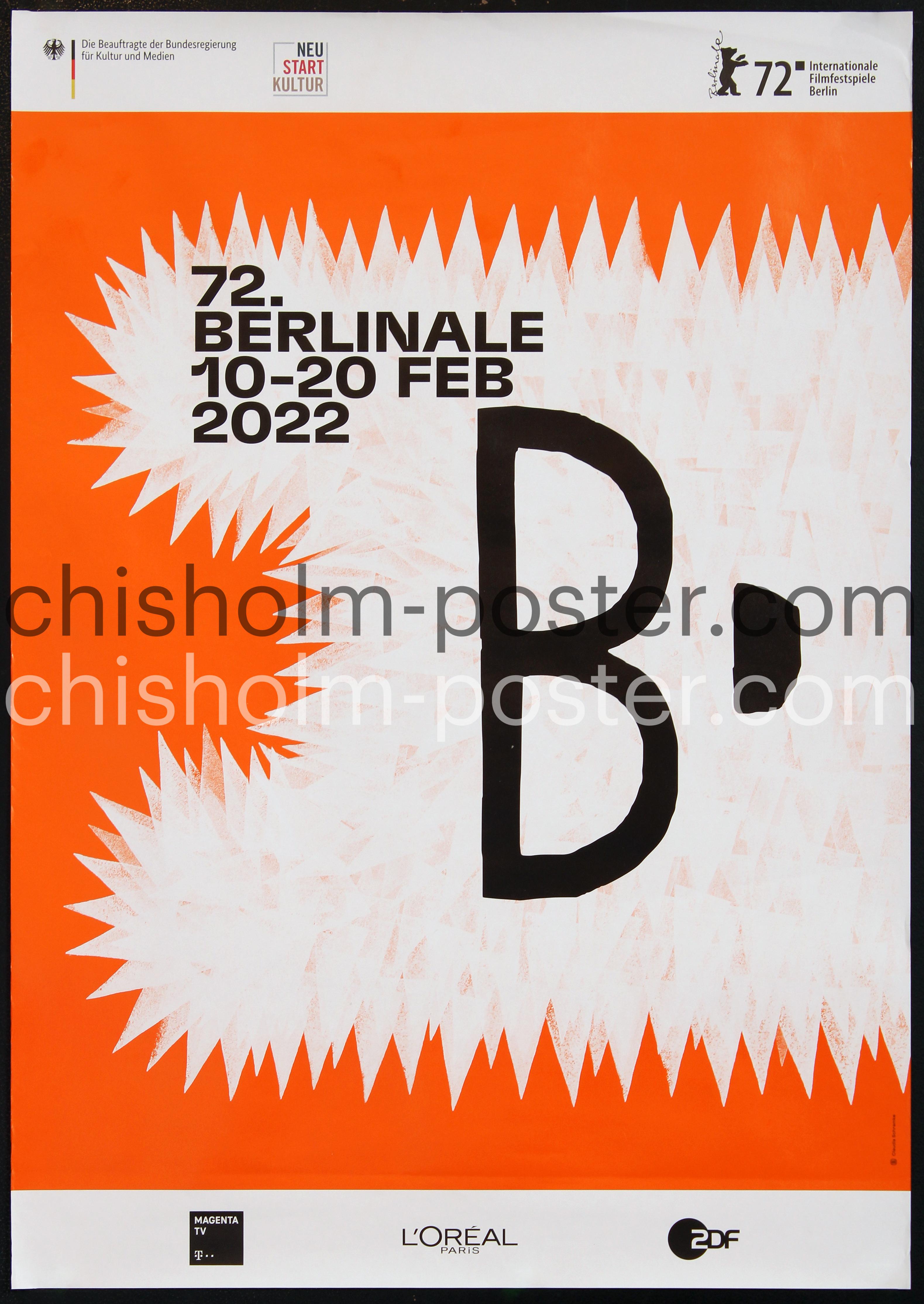 72 Berlinale 2022 | Original Vintage Poster | Chisholm Larsson Gallery