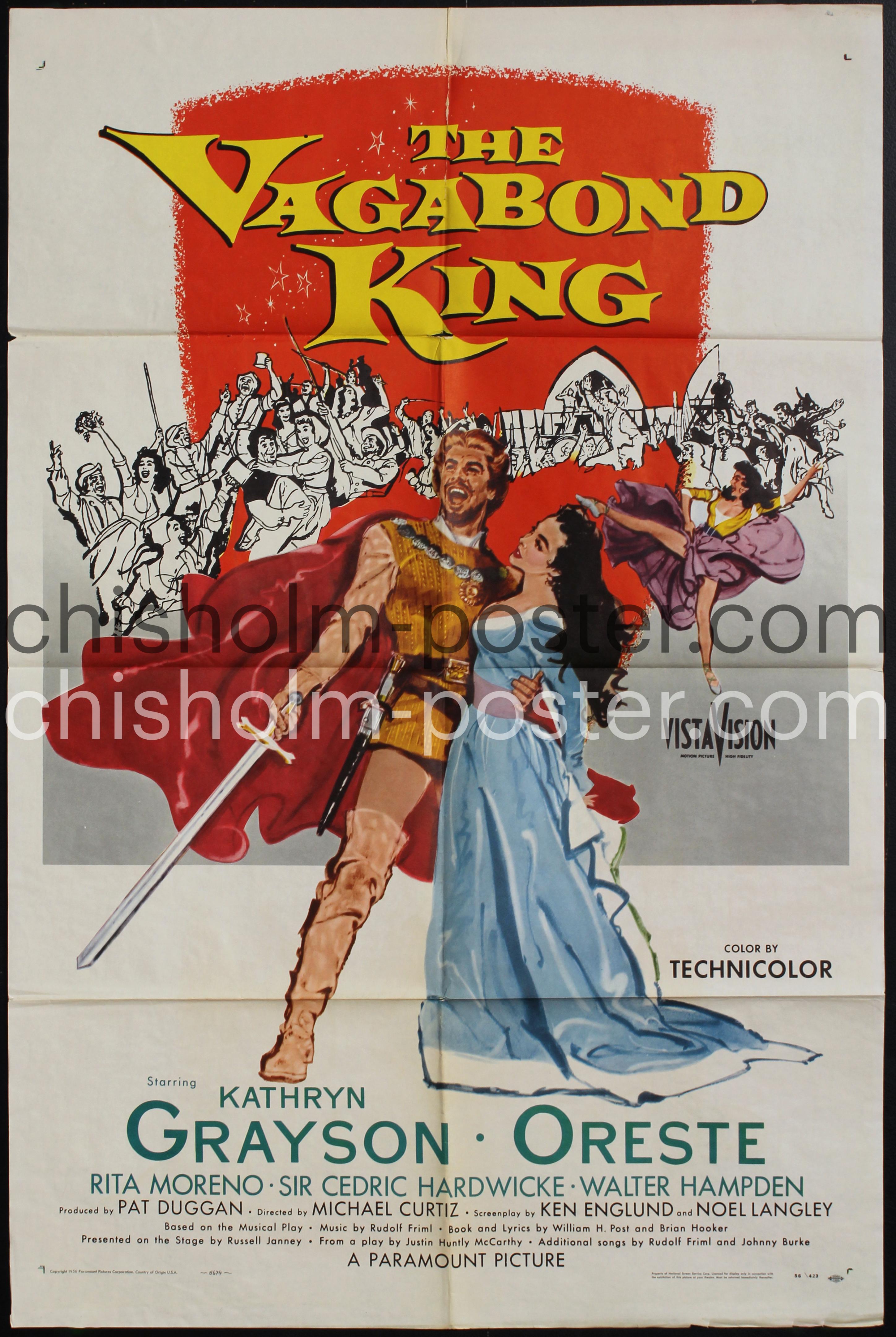 The Vagabond King | Original Vintage Poster | Chisholm Larsson Gallery