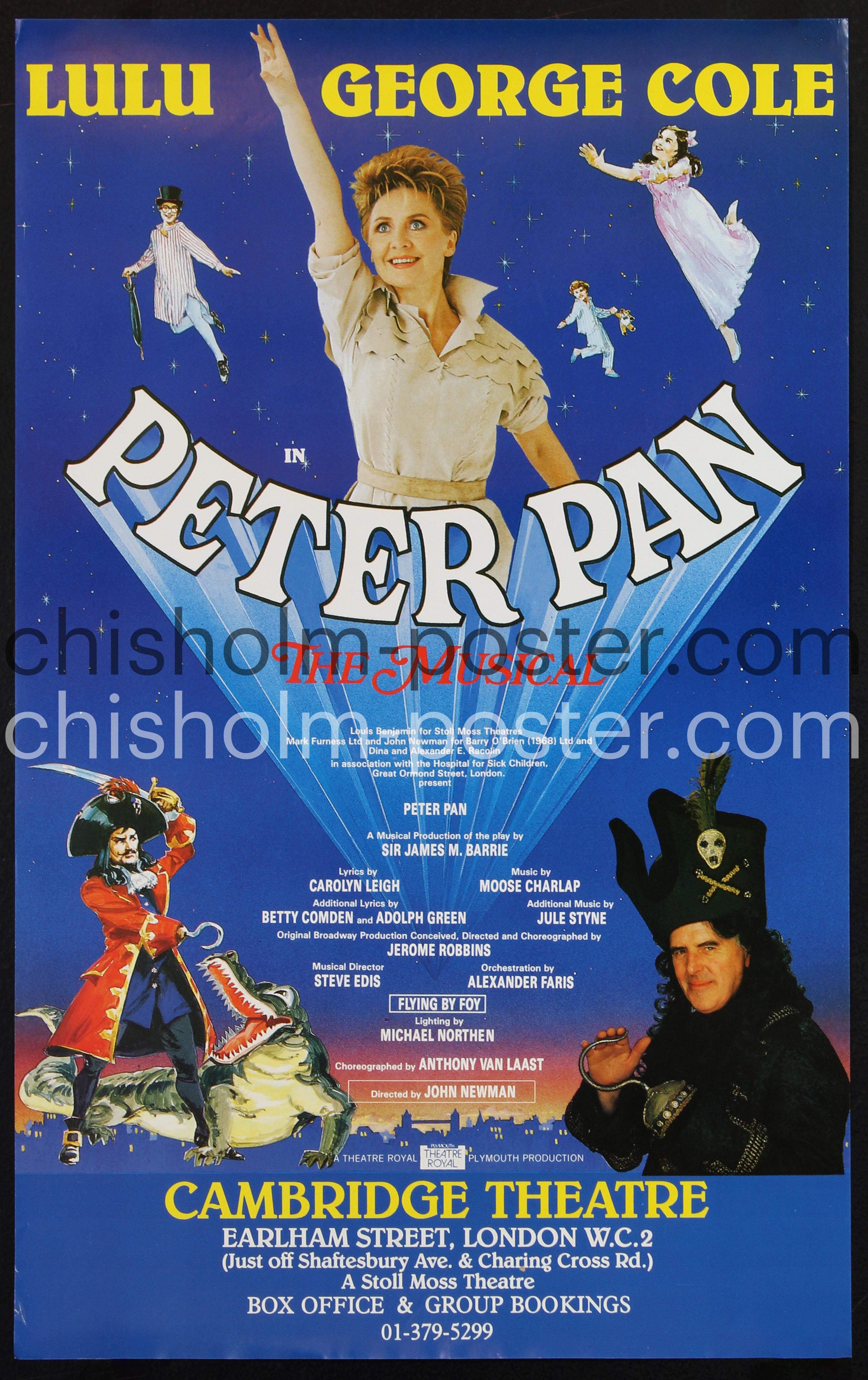 Peter Pan The Musical - Cambridge Theatre London with Lulu and George ...