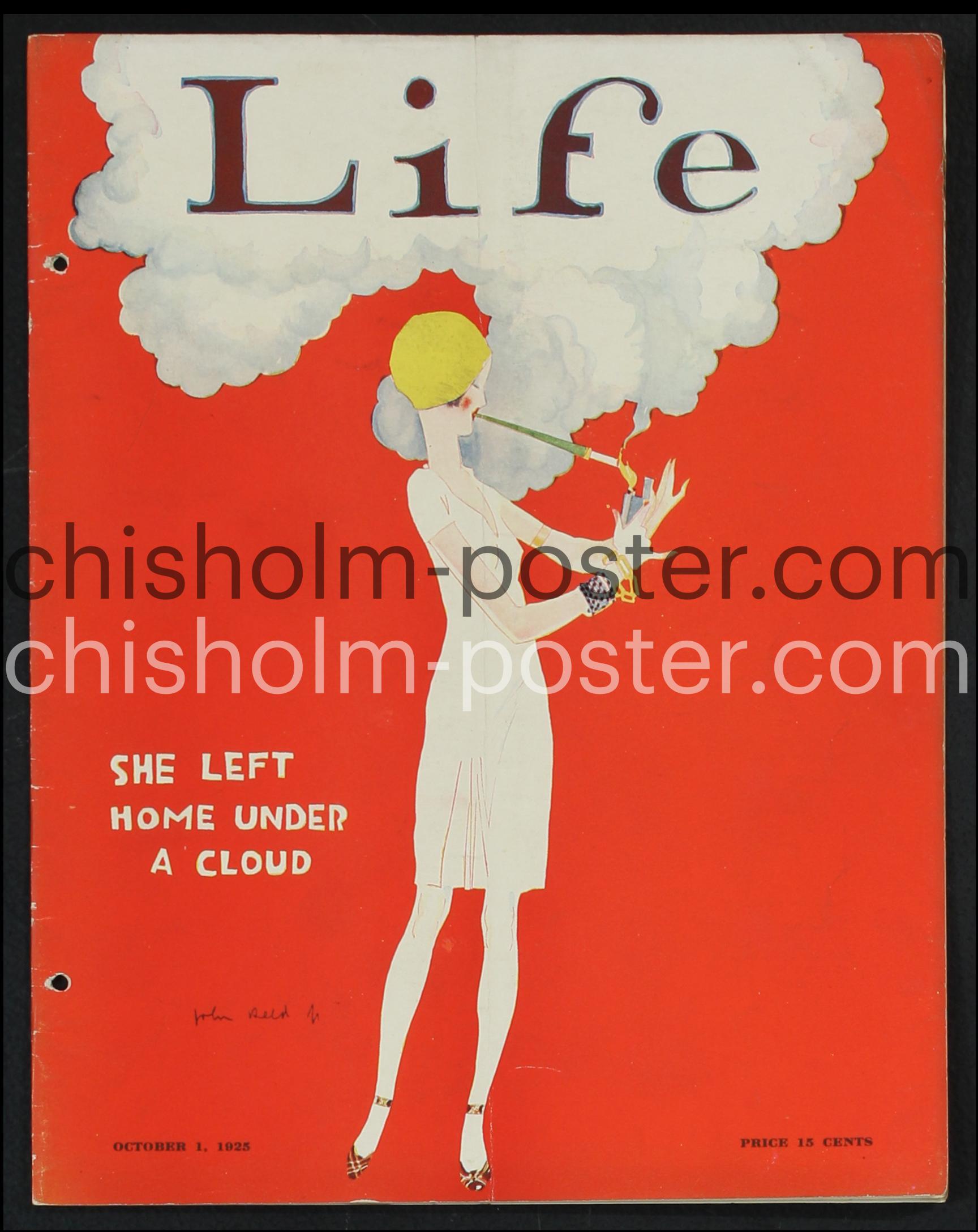 Life Magazine - She Left Home Under a Cloud - Oct 1925 | Original ...