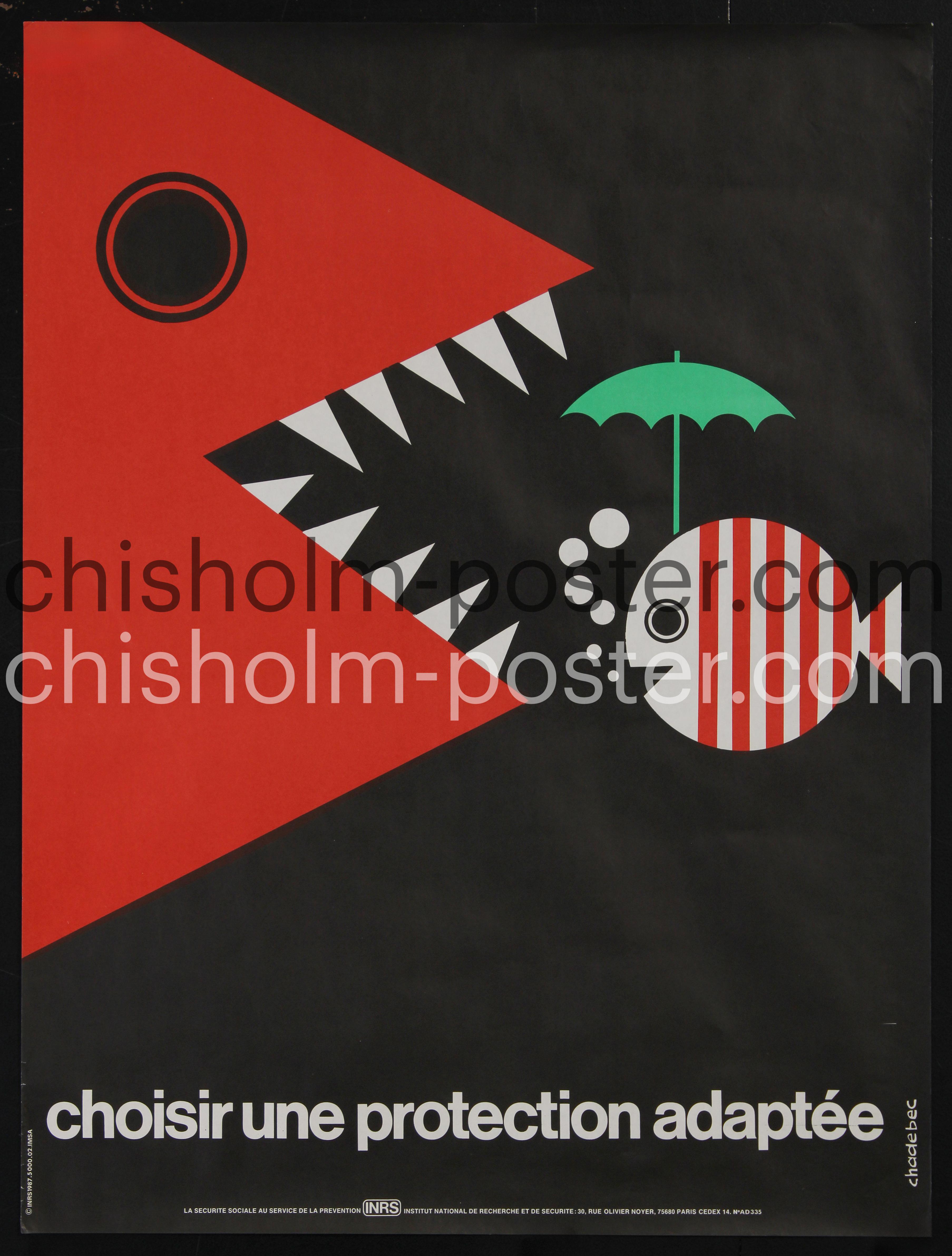 Choisir une protection adaptee - INRS | Original Vintage Poster ...
