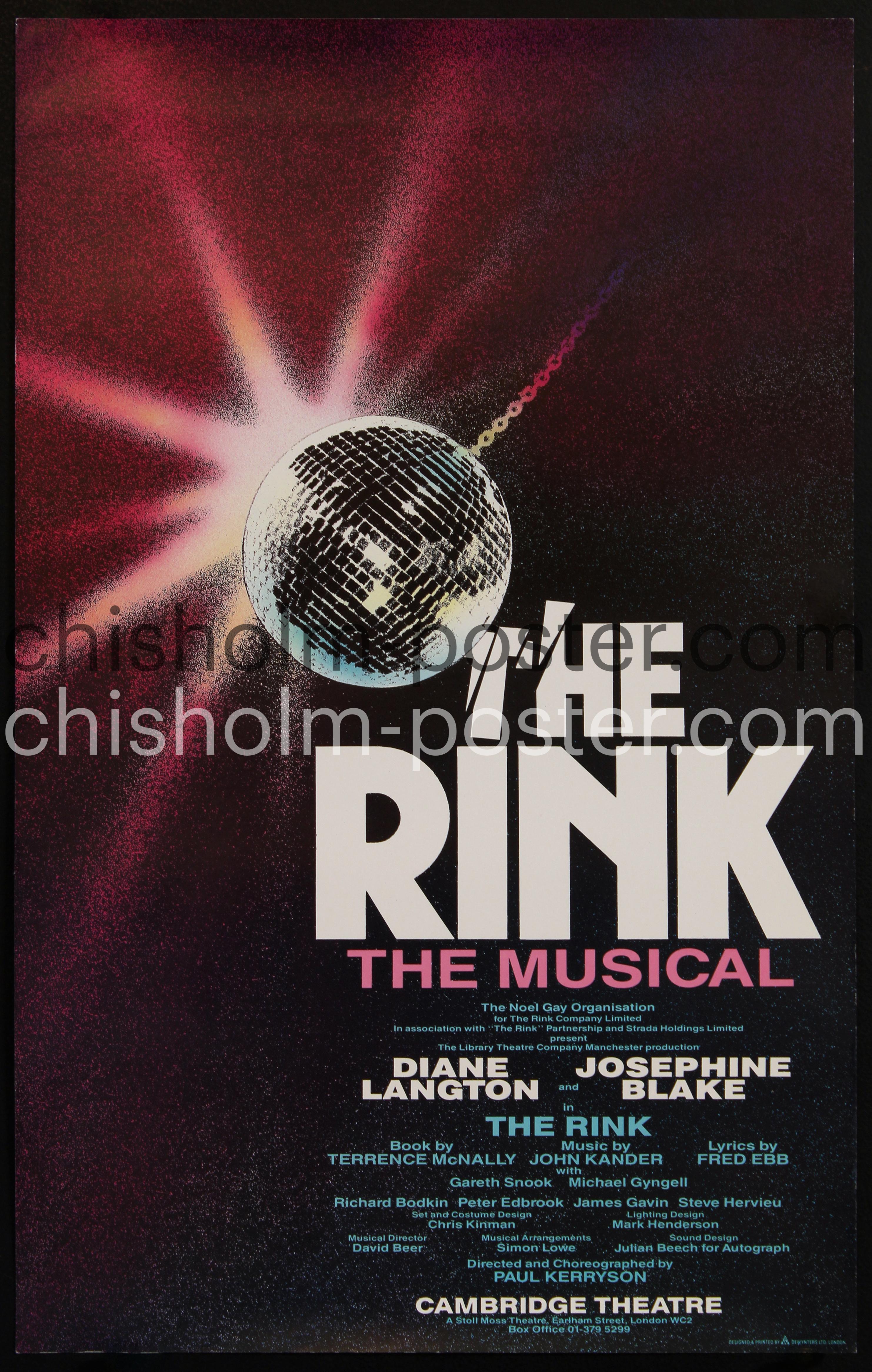 The Rink, The Musical - Cambridge Theatre LONDON | Original Vintage ...