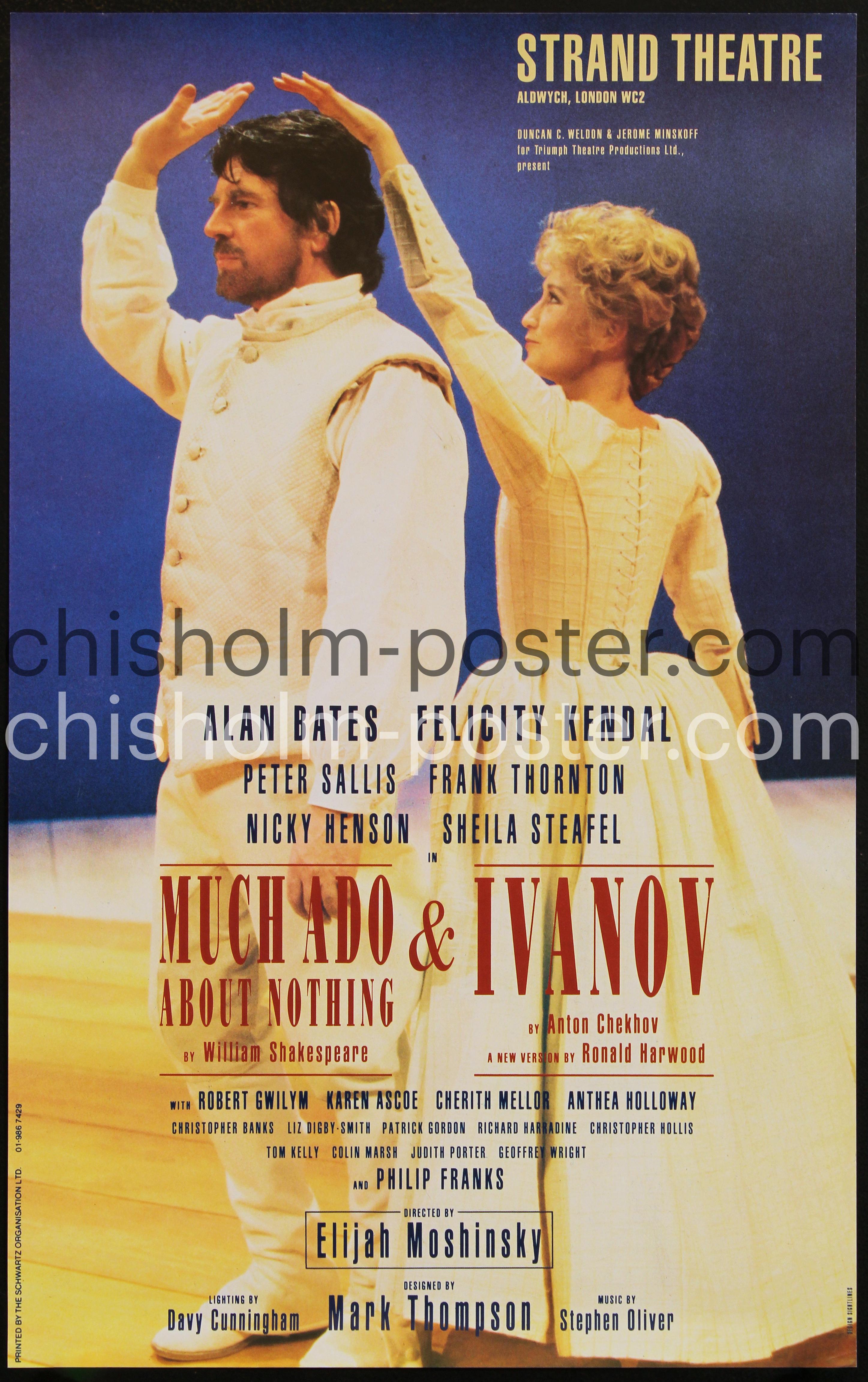 Much Ado About Nothing & Ivanov - Strand Theatre LONDON | Original ...