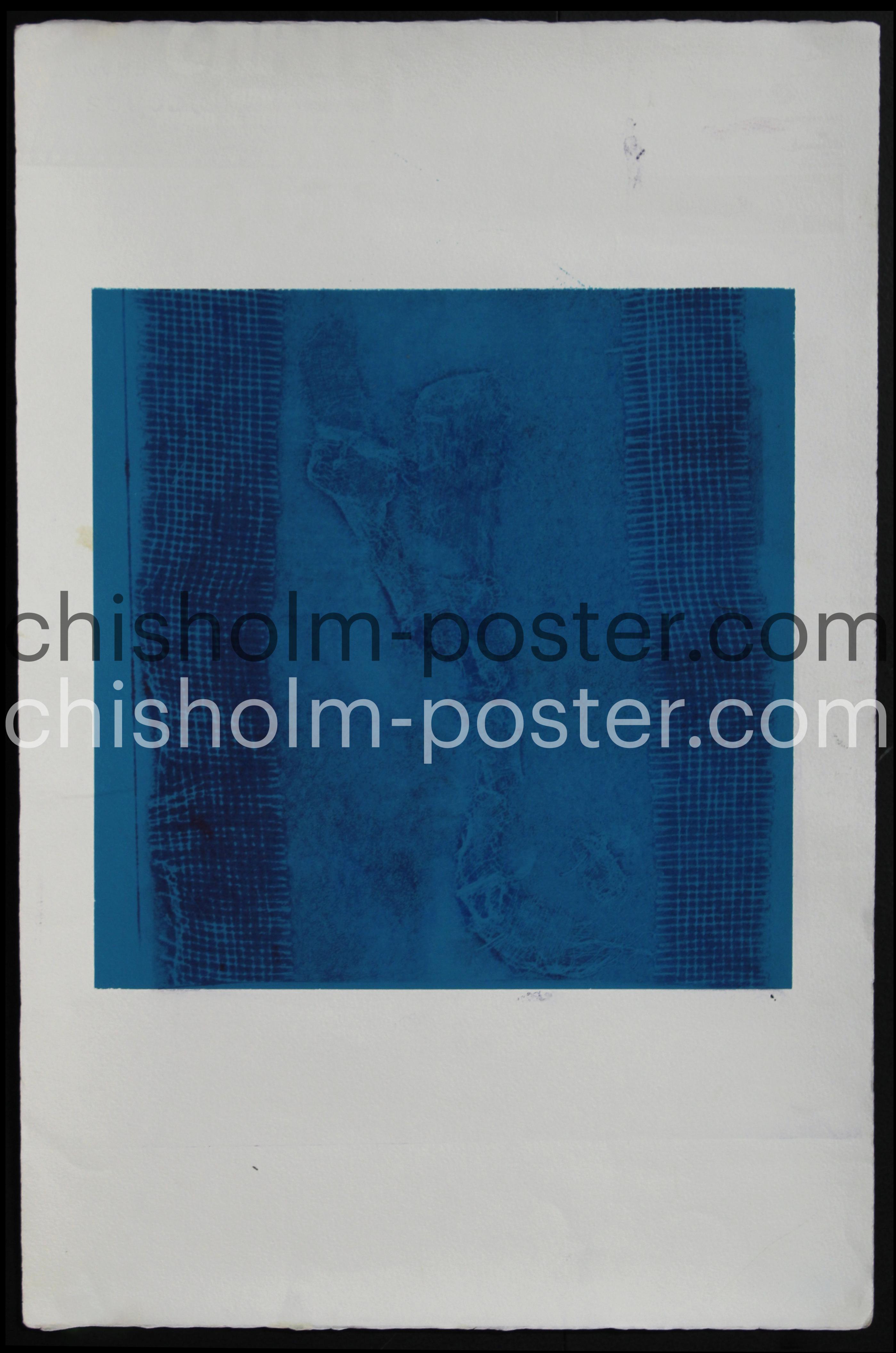 Blue (Art Lithography by David W. Thomas) | Original Vintage Poster | Chisholm Larsson Gallery