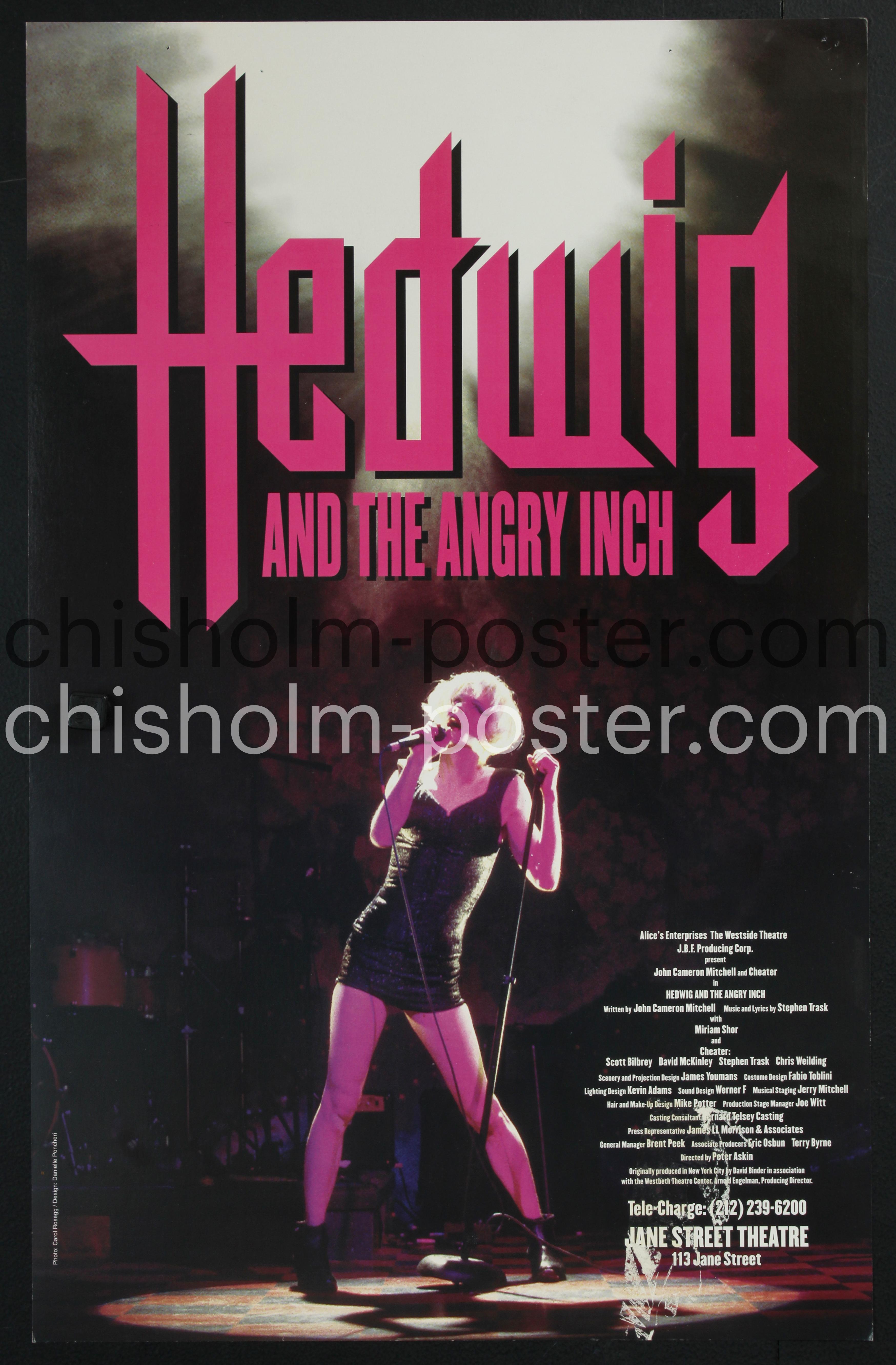 Hedwig and the Angry Inch - Jane Street Theatre (Window Card ...