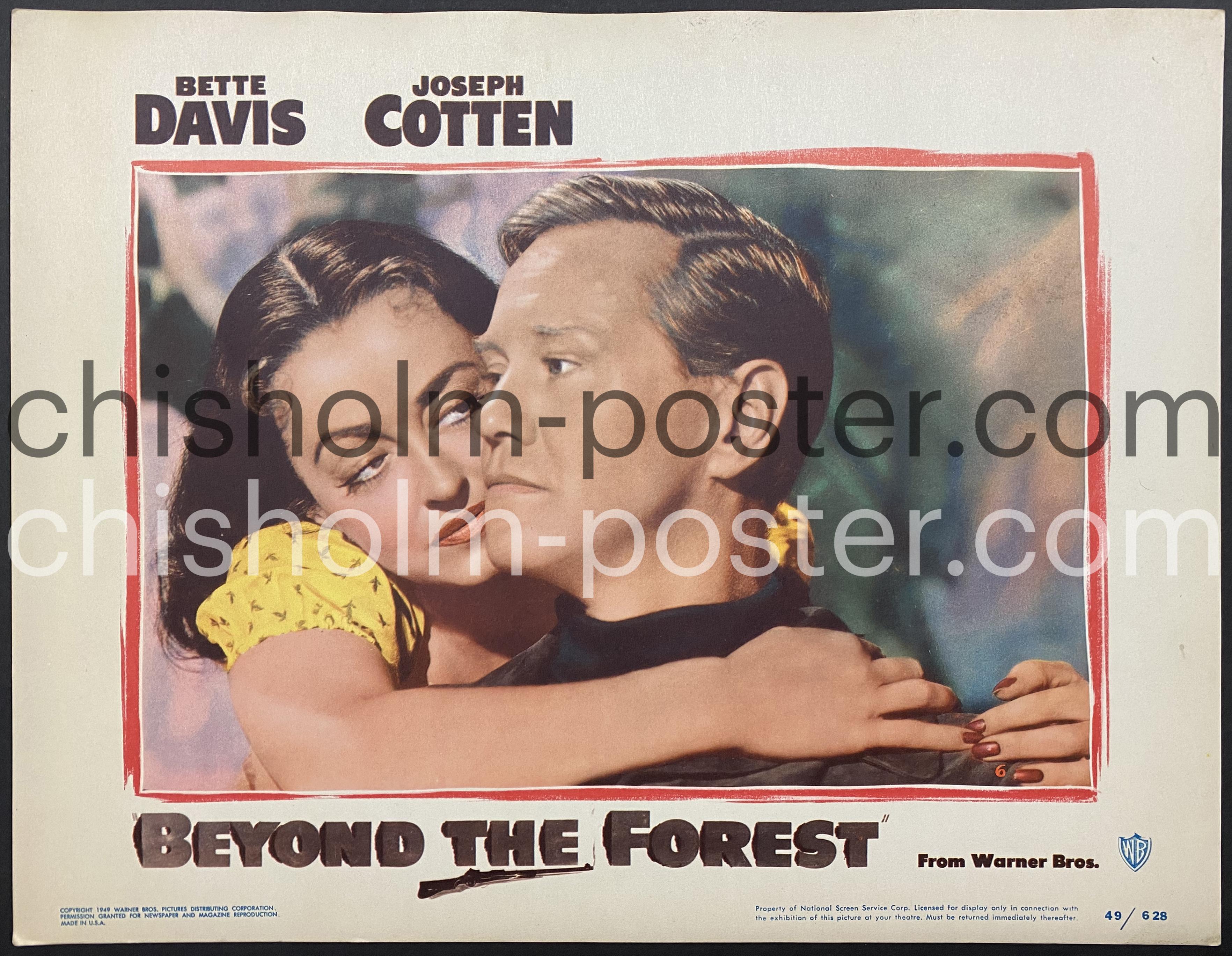 Beyond the Forest (Lobby Card 6) | Original Vintage Poster | Chisholm ...