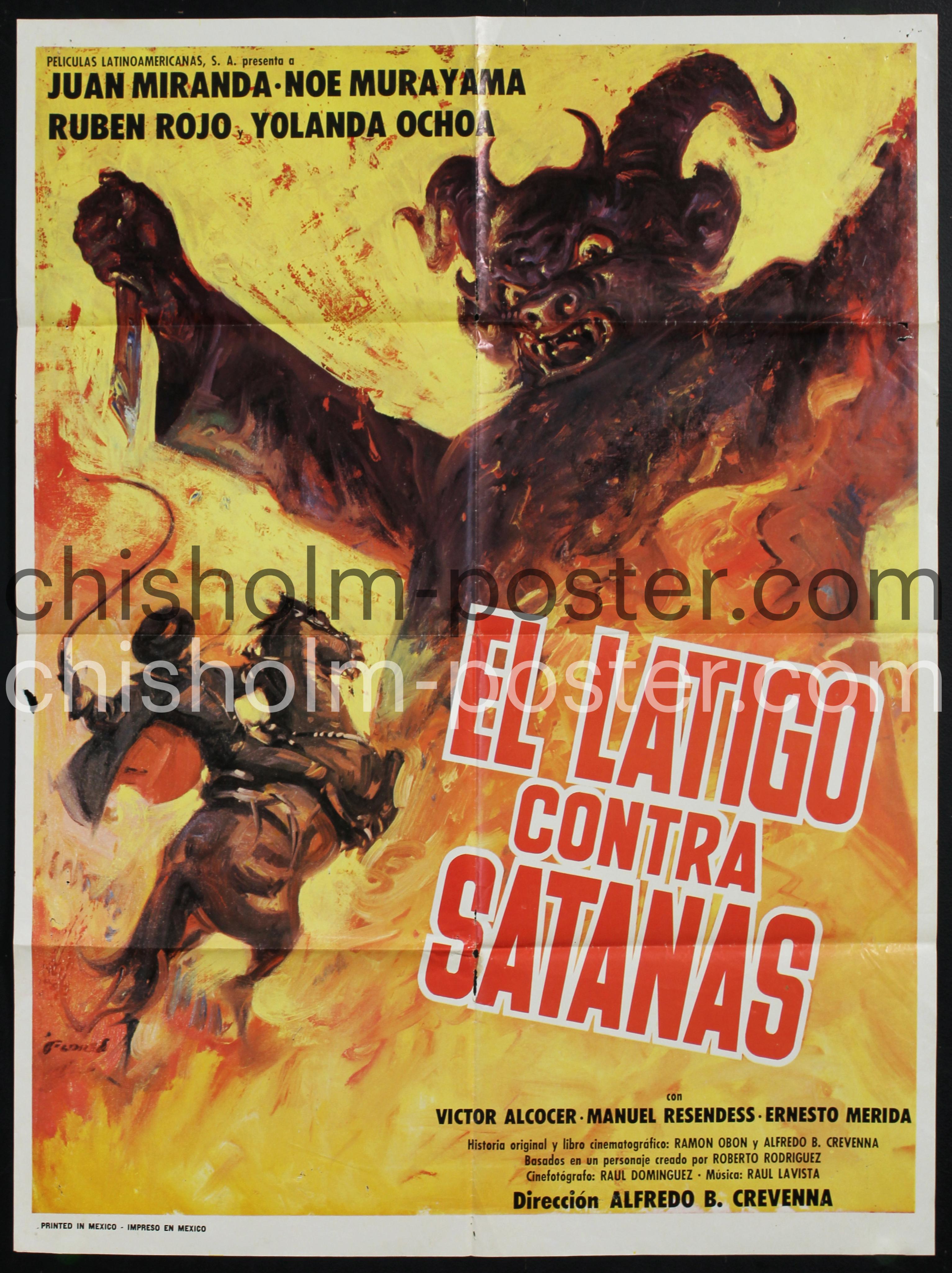 El Latigo contra Satanas | Original Vintage Poster | Chisholm Larsson ...