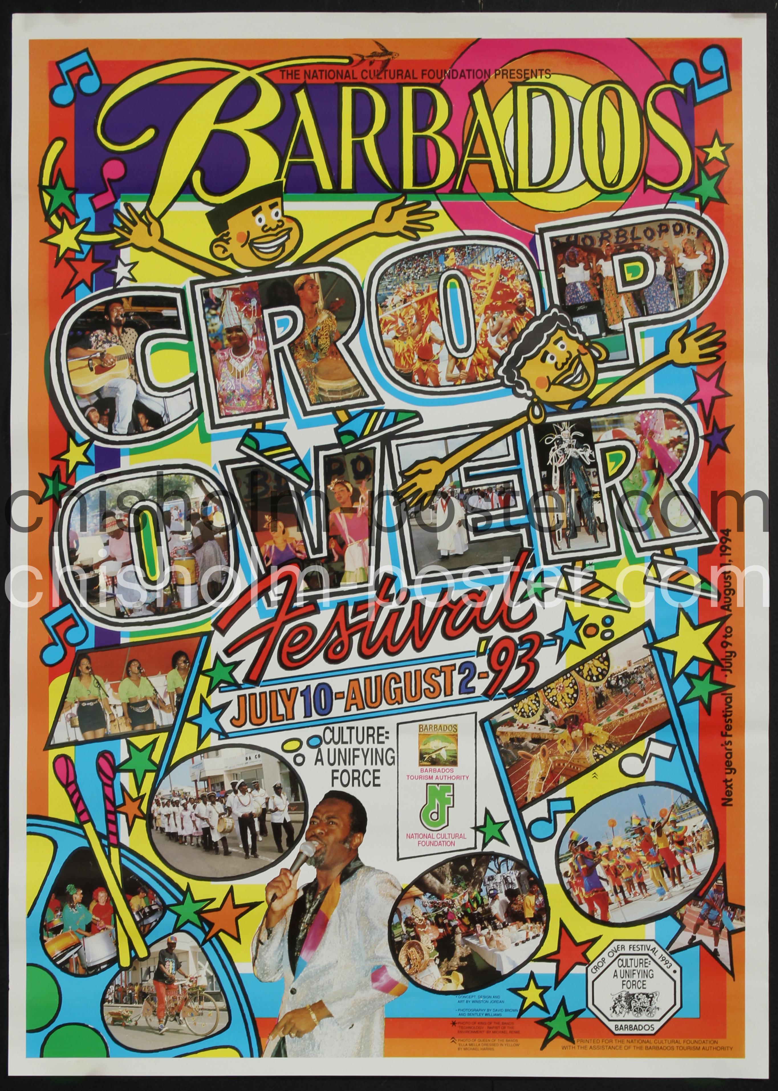 Barbados - Crop Over Festival | Original Vintage Poster | Chisholm ...
