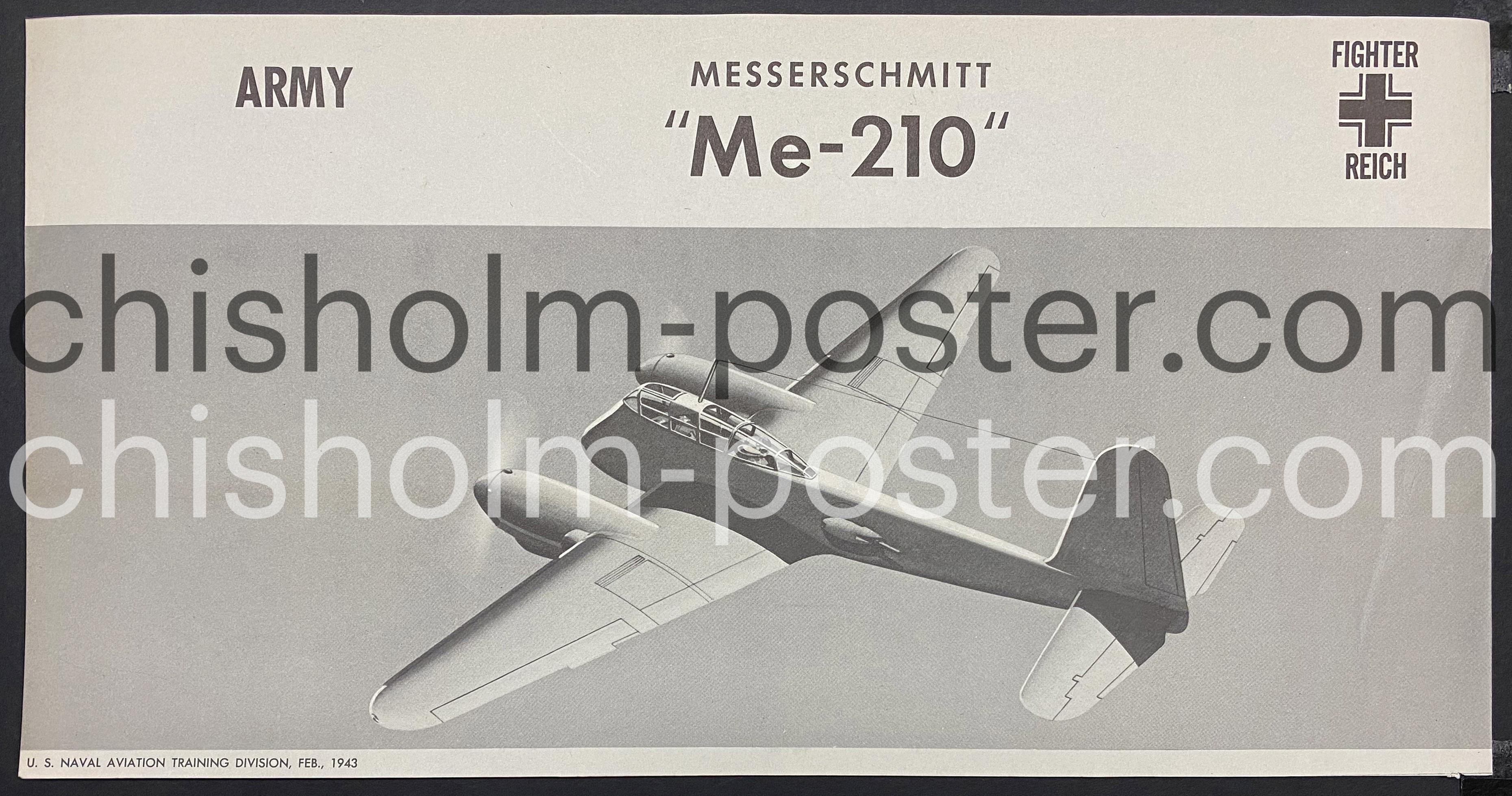 U.S. Naval Aviation Training 9 - Army - Messerschmitt - Me-210 ...