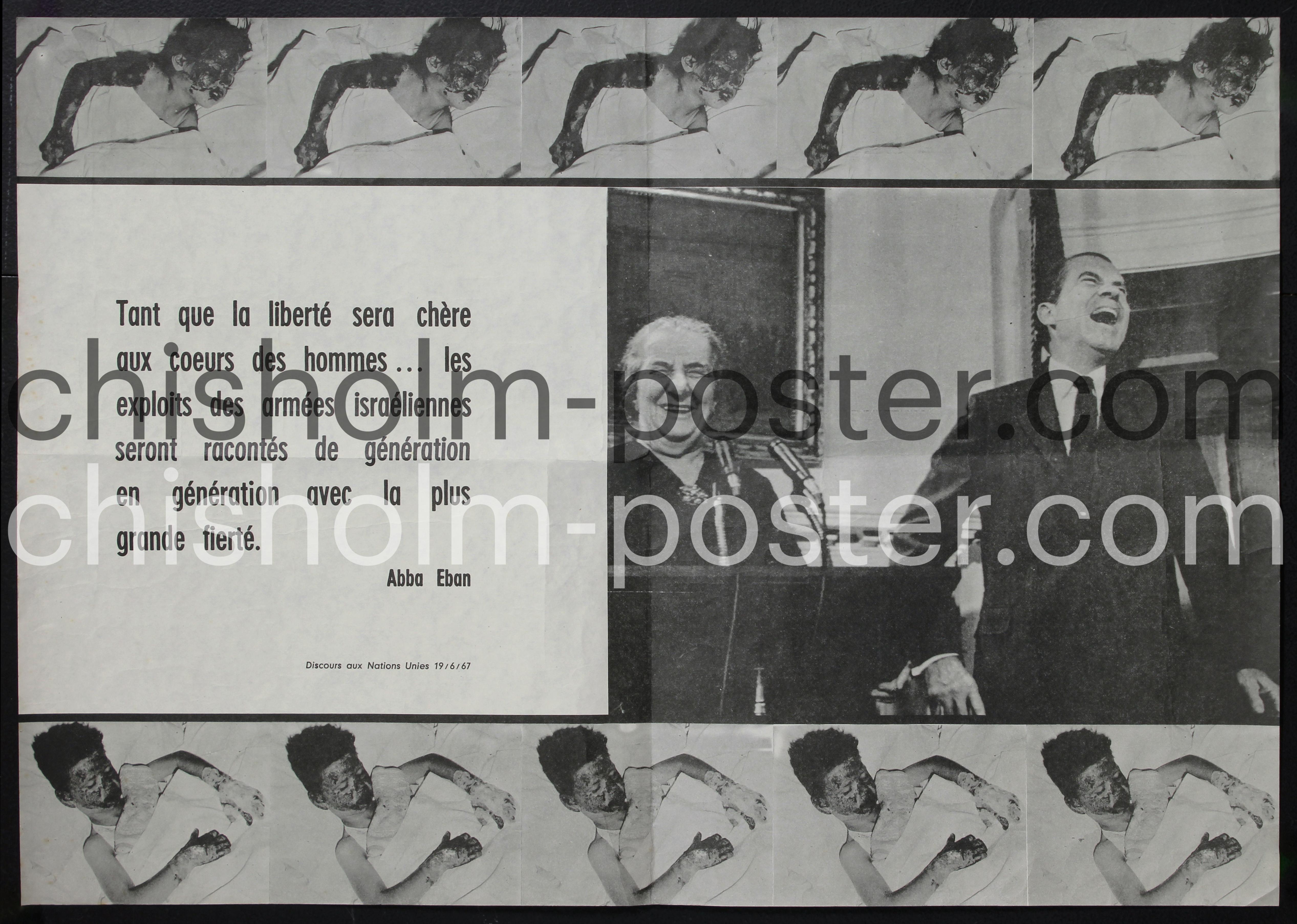 Tant que la liberté sera chère aux coeurs des hommes... (Golda Meir and ...