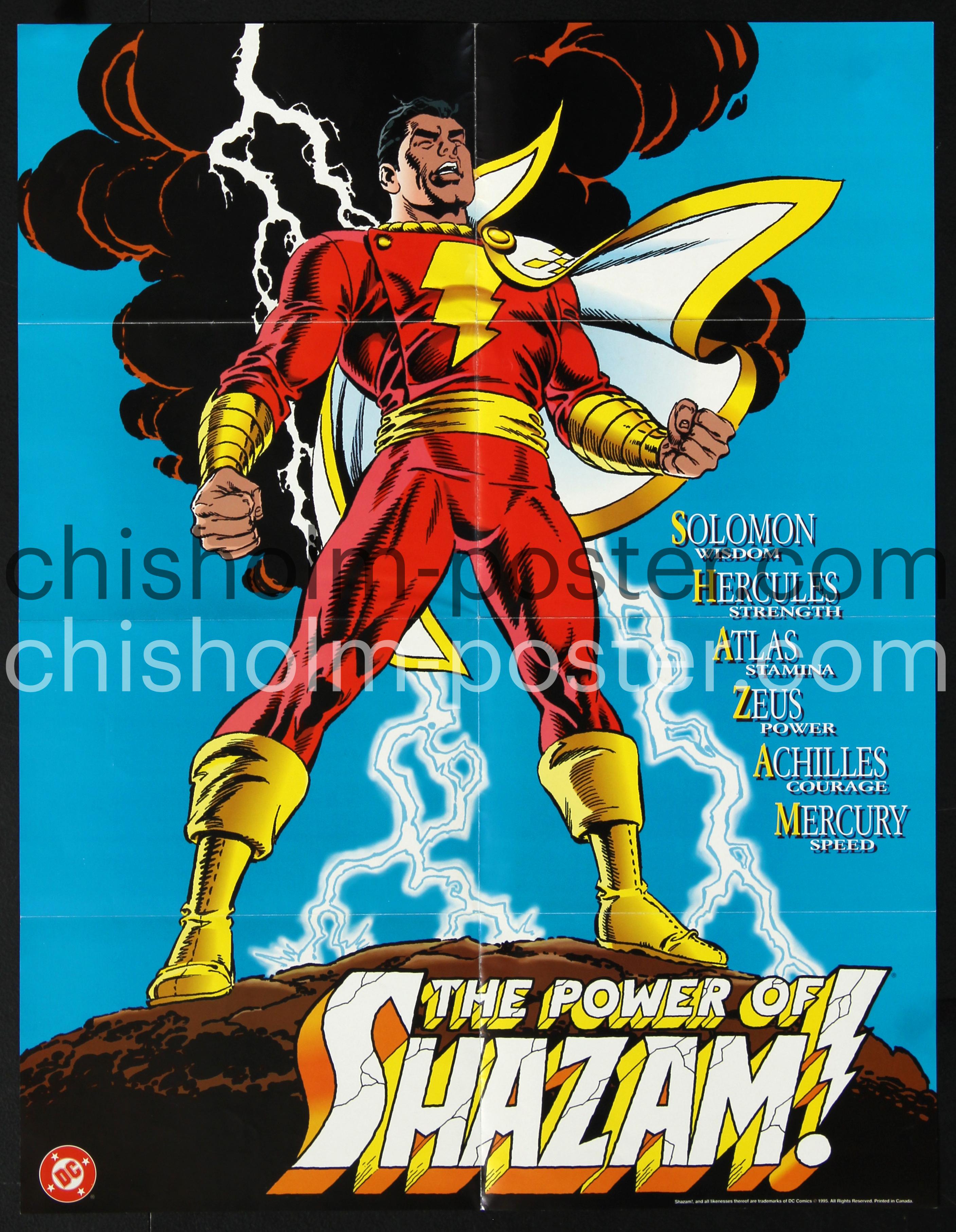 The Power of Shazam! | Original Vintage Poster | Chisholm Larsson Gallery
