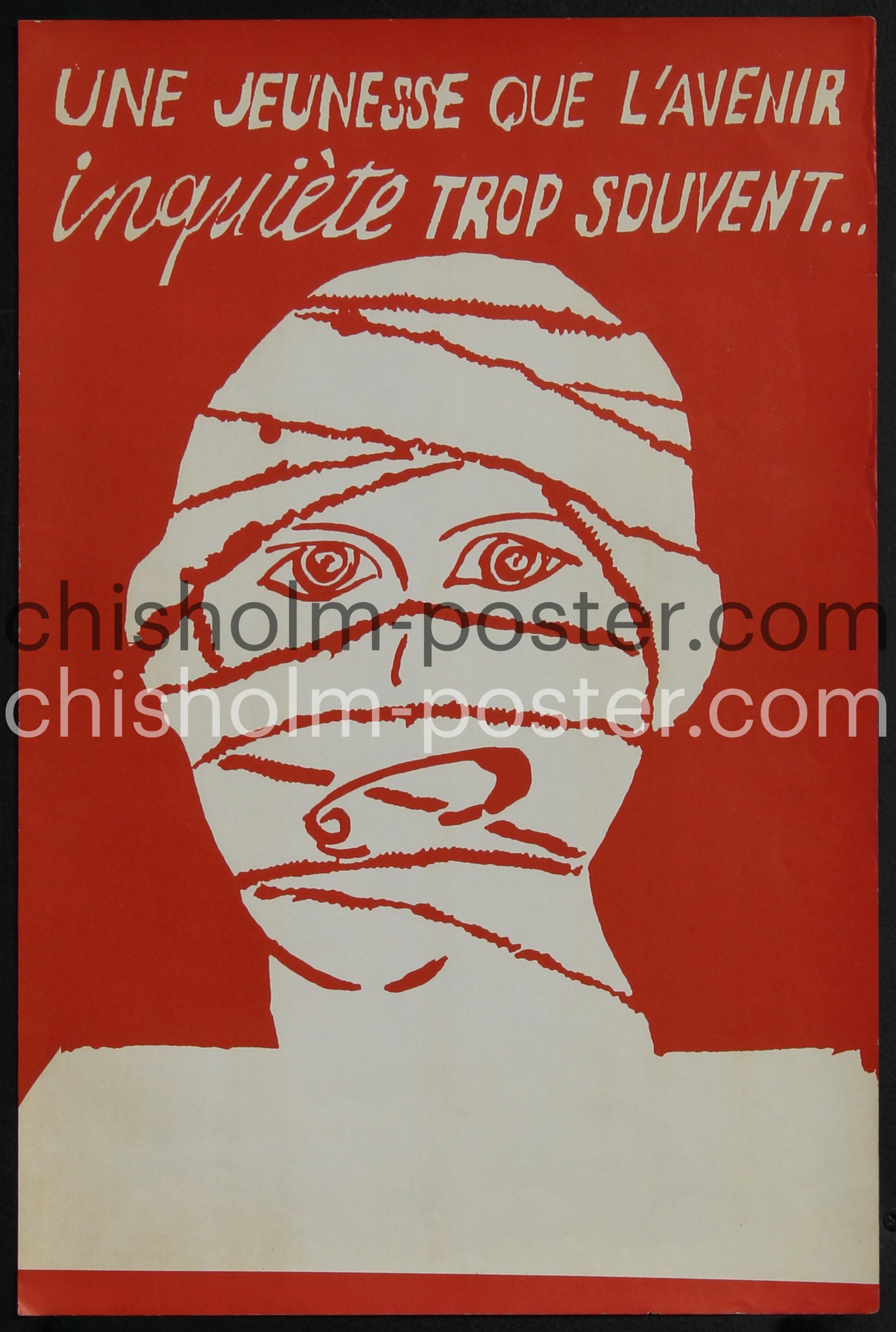 Une Jeunesse Que L'avenir Inquiete Trop Souvent | Original Vintage ...