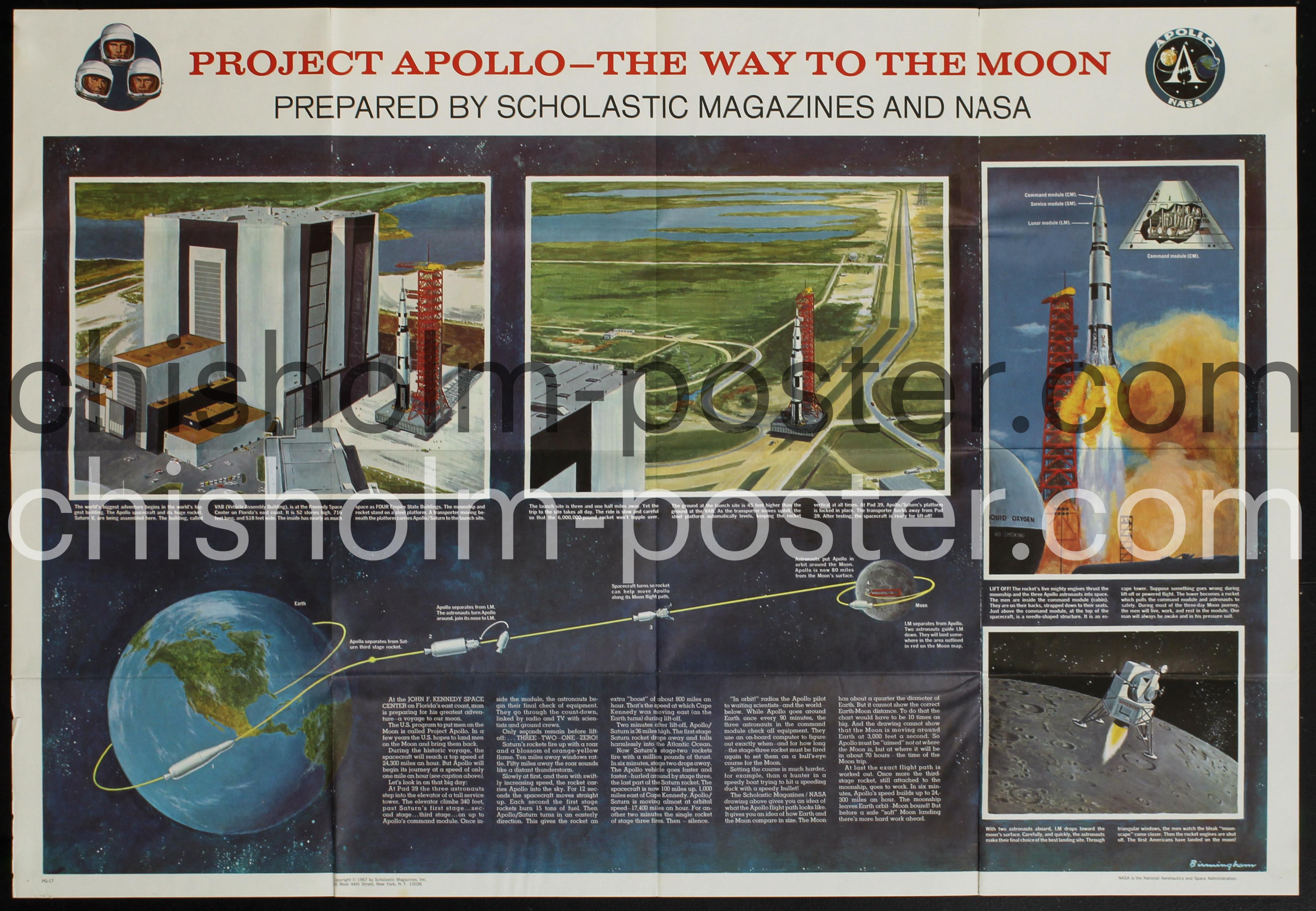 Project Apollo - The Way to the Moon (Scholastic Magazine and NASA ...