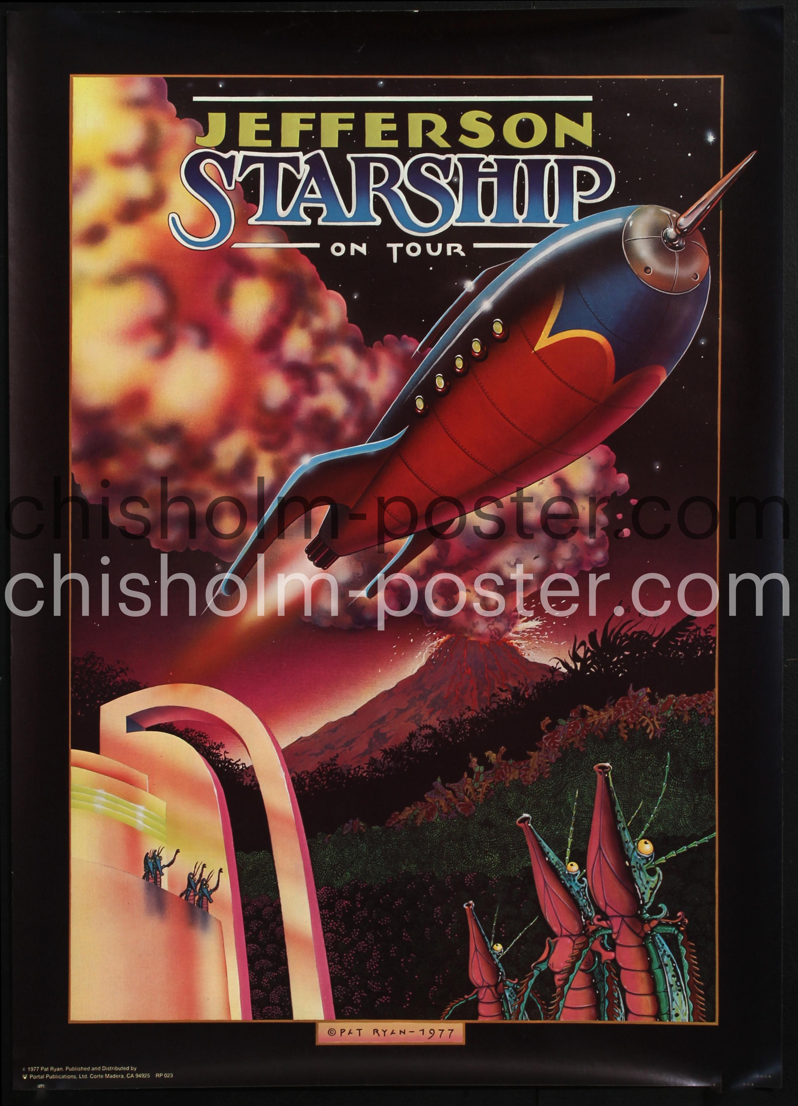 Jefferson Starship on Tour | Original Vintage Poster | Chisholm Larsson Gallery